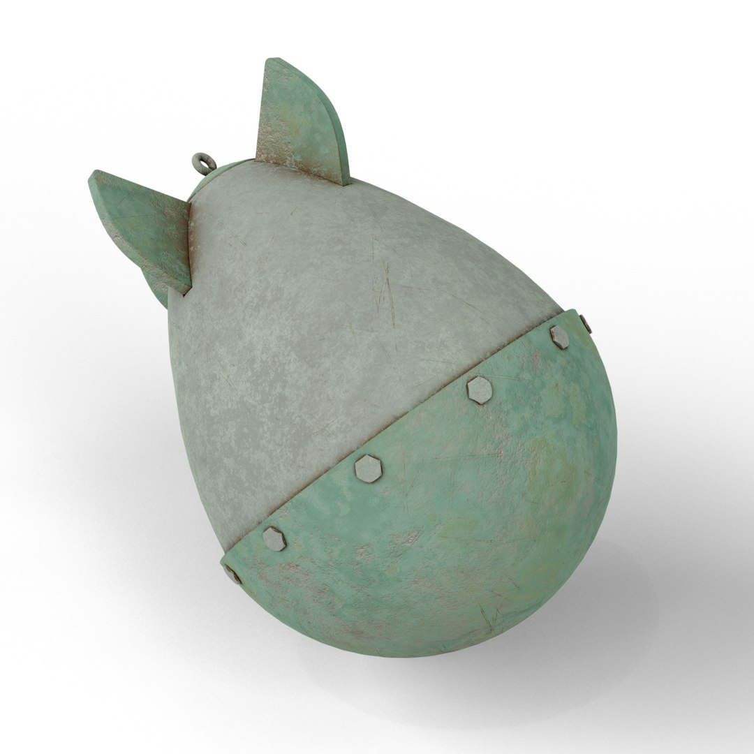 Nuclear Atom Bomb 3D Model - TurboSquid 2092446