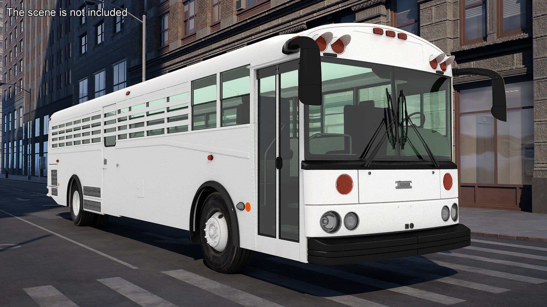 3D Model Thomas Saf T Liner Prison Transport Bus Simple Interior ...
