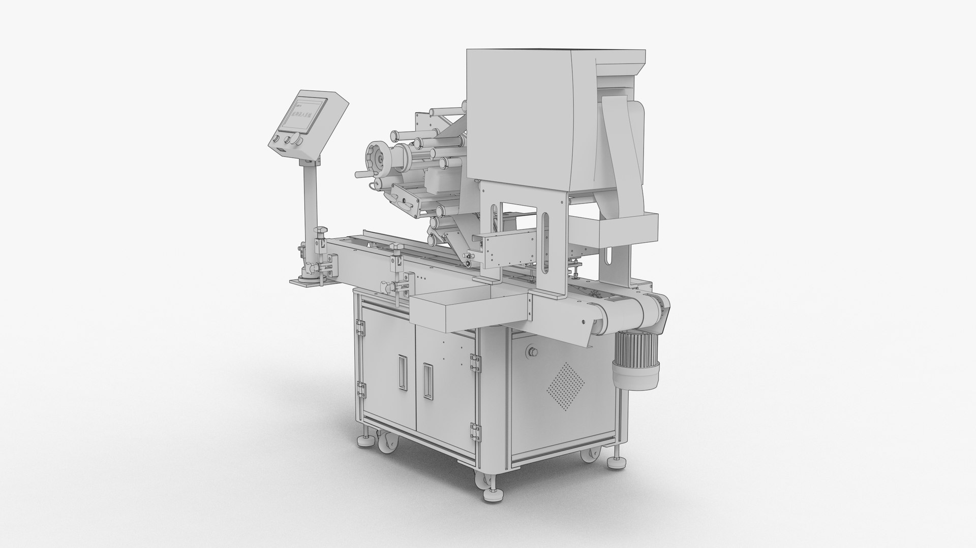 Printing - Labeling And Rejecting All-In-One Machine 3D Model ...