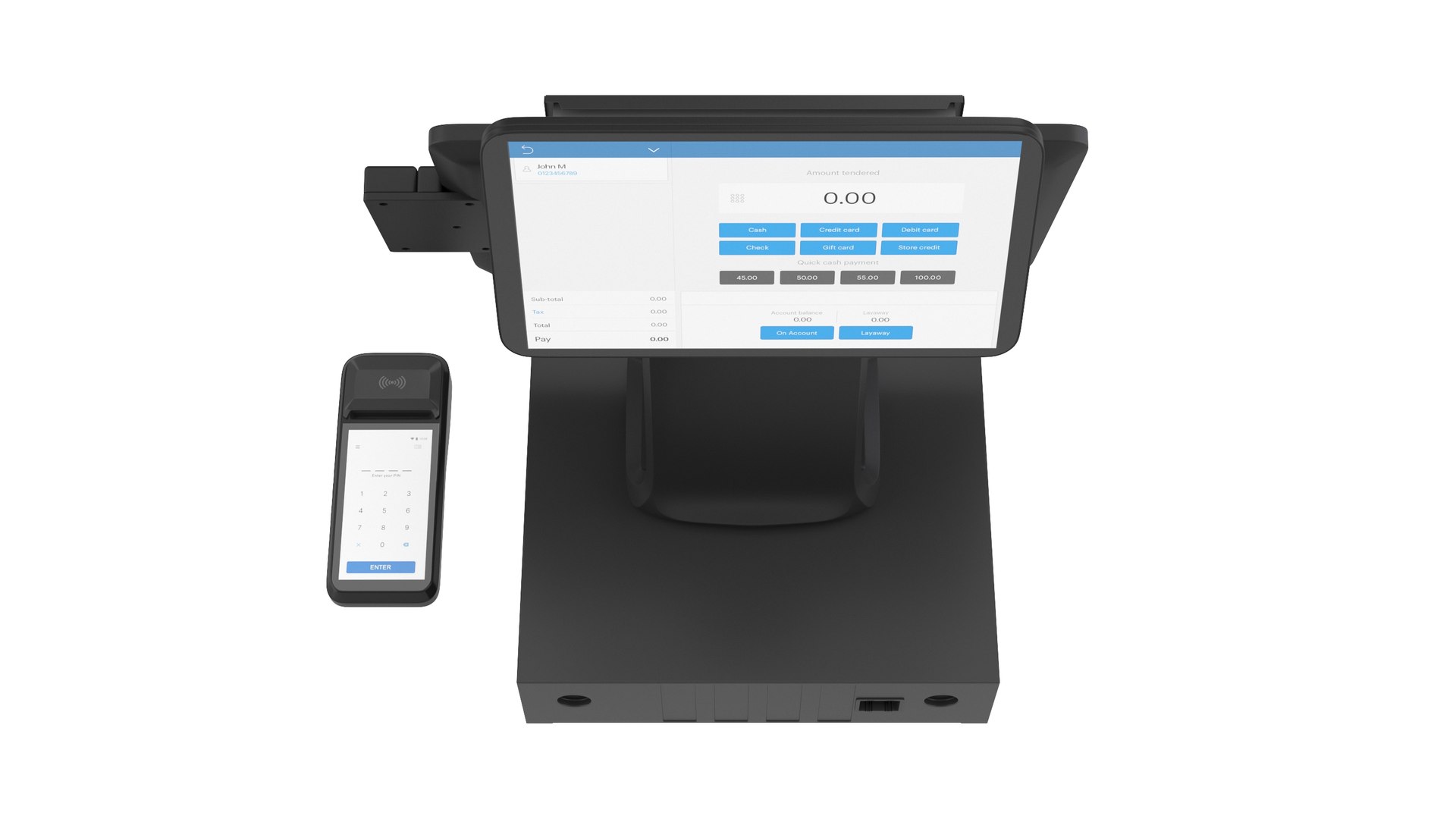 3D POS Terminal - TurboSquid 2178738