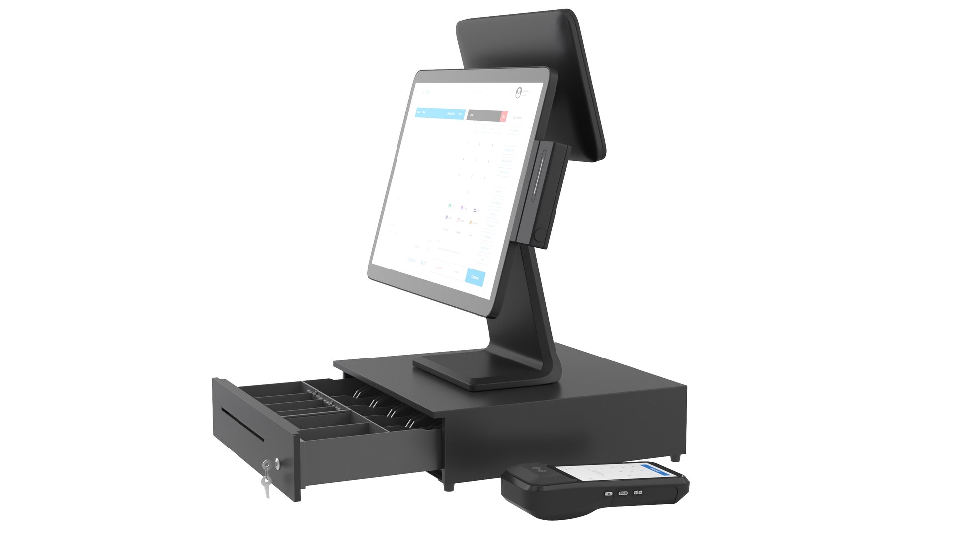 3D POS Terminal - TurboSquid 2178738