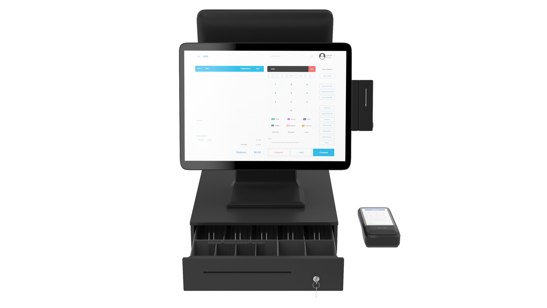 3D POS Terminal - TurboSquid 2178738