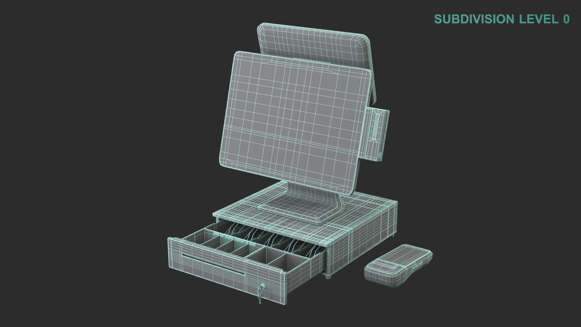 3D POS Terminal - TurboSquid 2178738