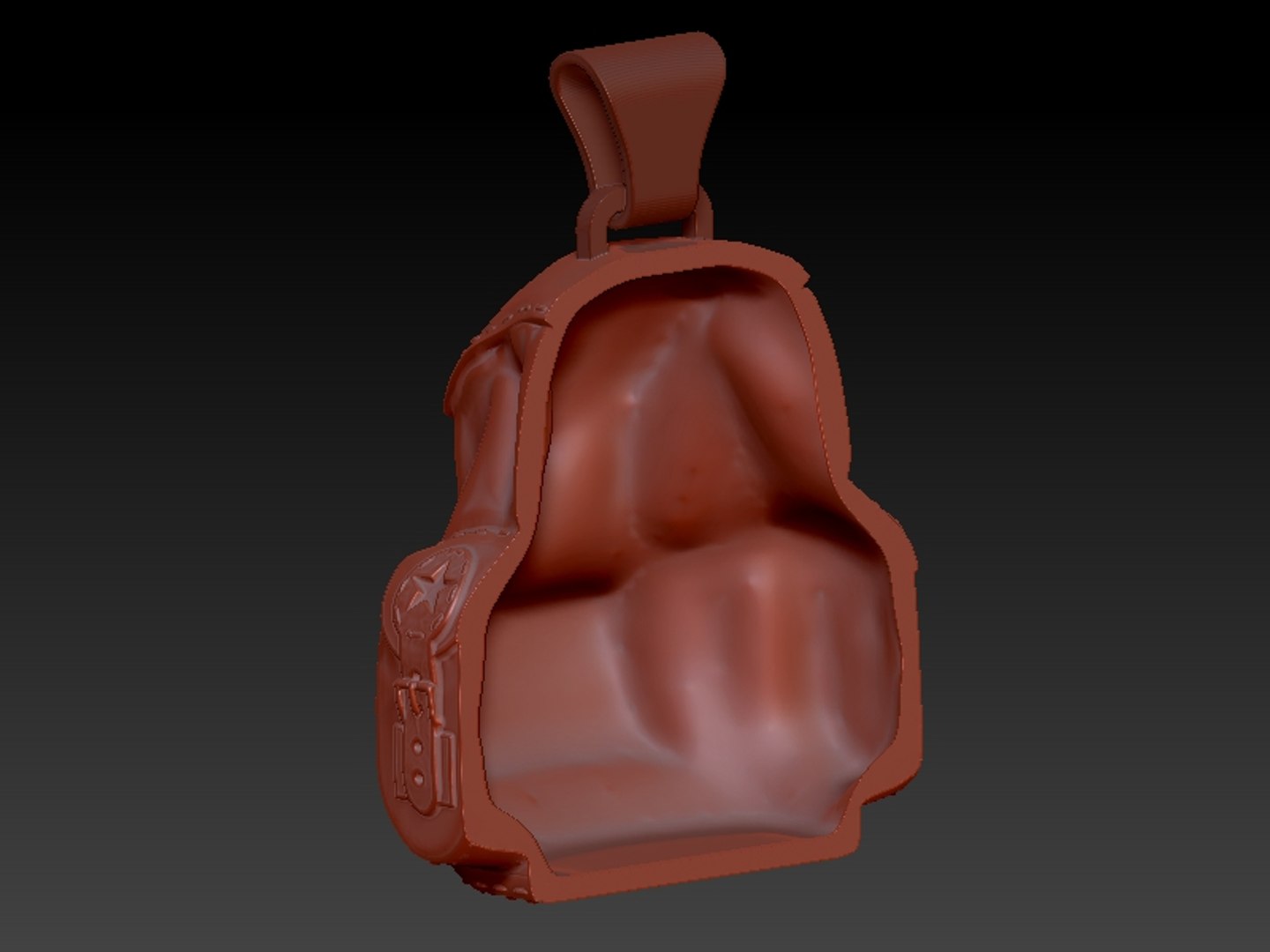 3D Backpack Pendant Printable - TurboSquid 1516919