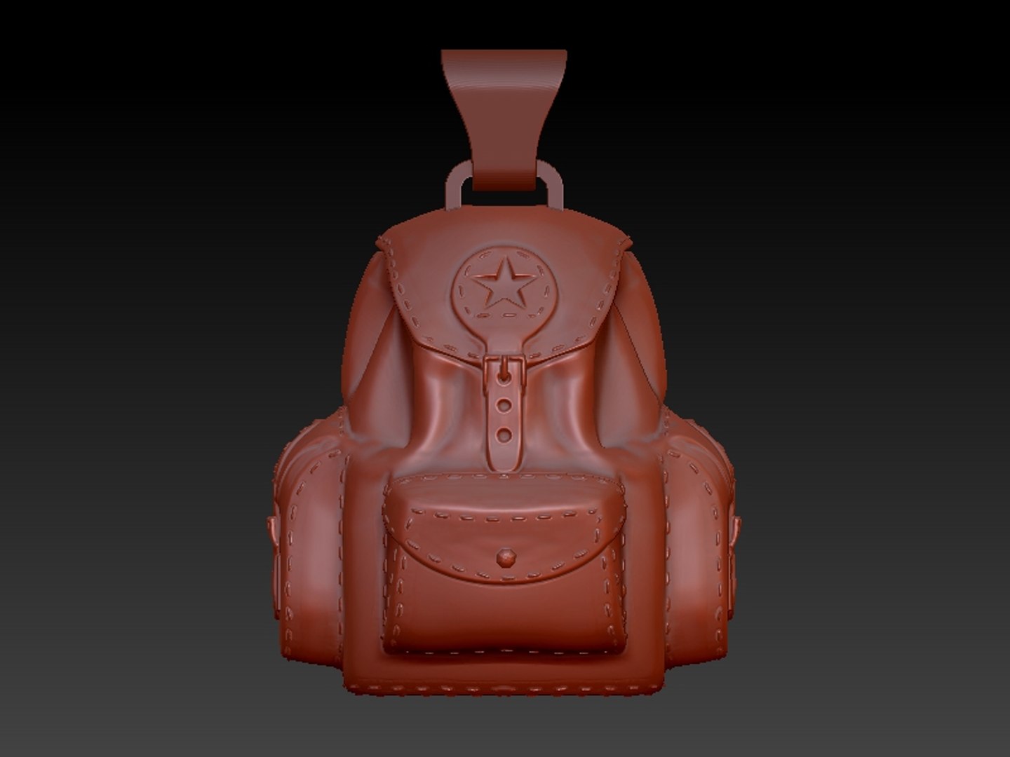 3D Backpack Pendant Printable - TurboSquid 1516919