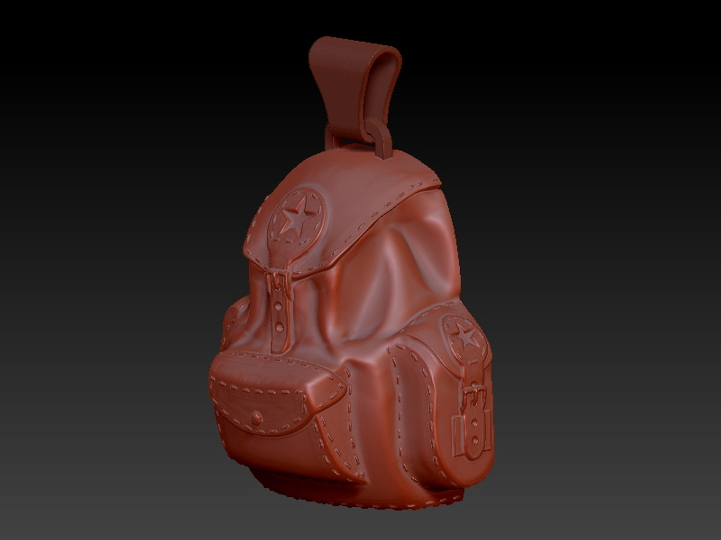 3D Backpack Pendant Printable - TurboSquid 1516919