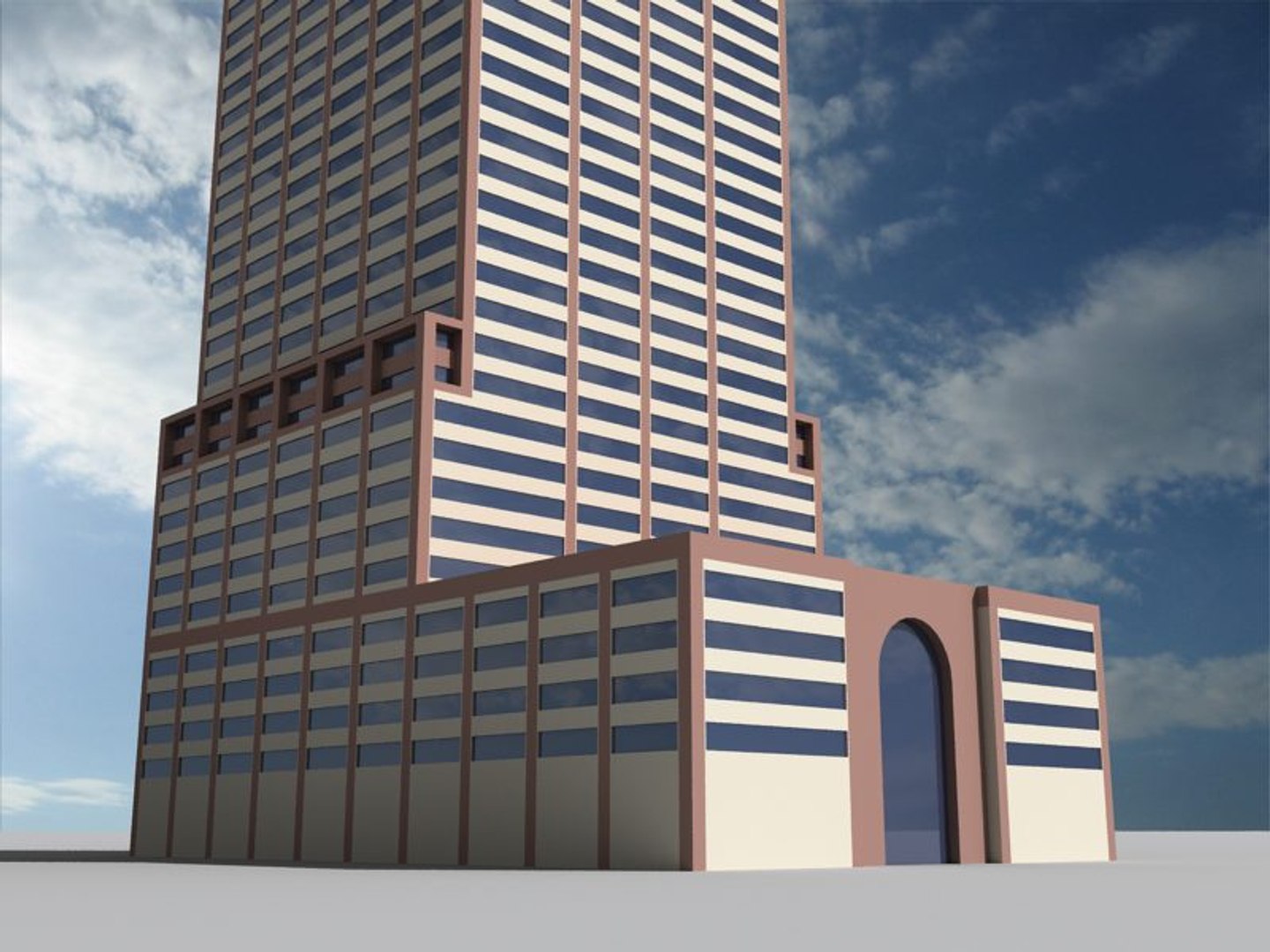 axa center new york 3d model