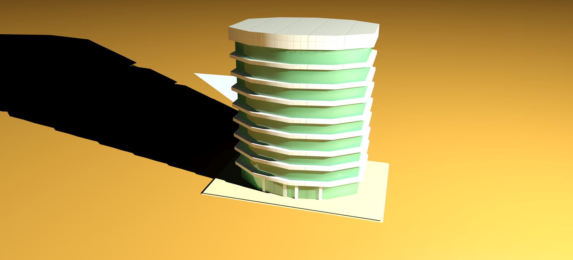 Simple Building 3d Max