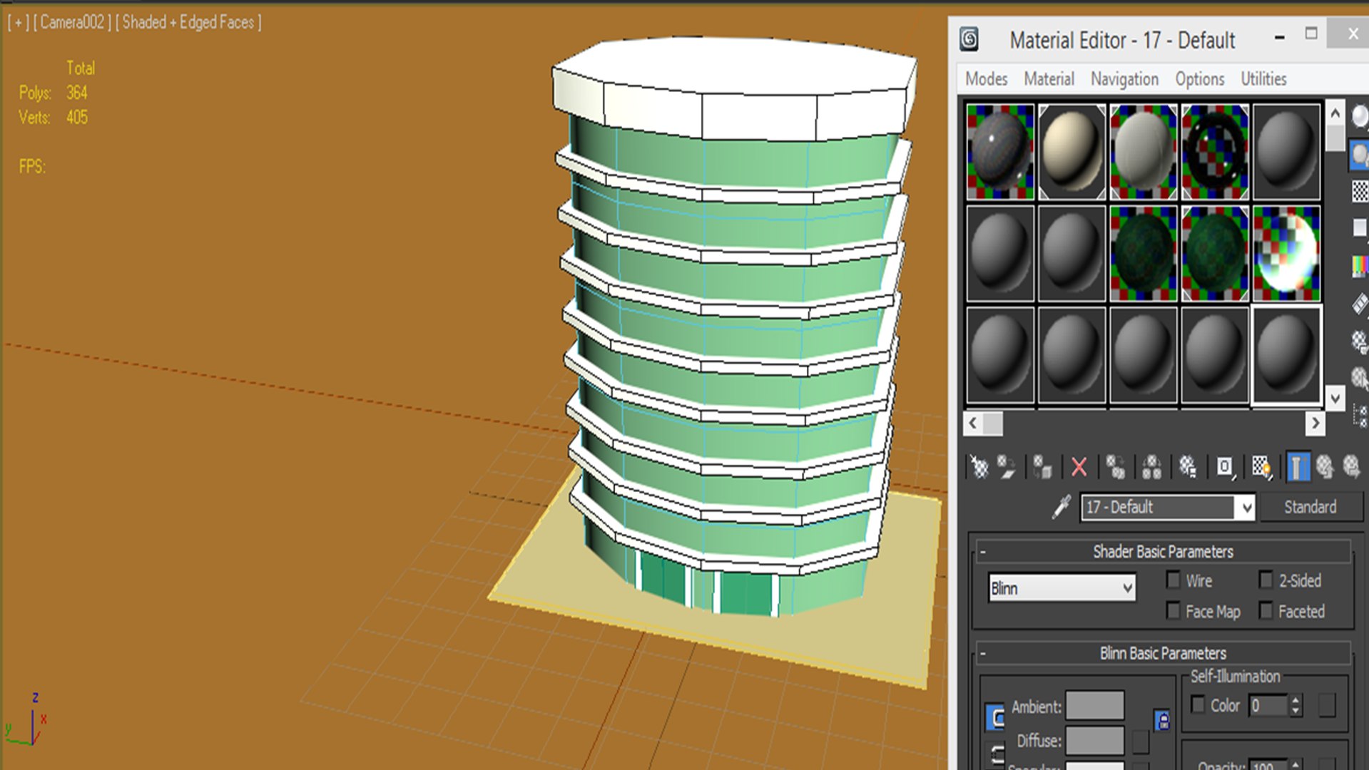 Simple Building 3d Max