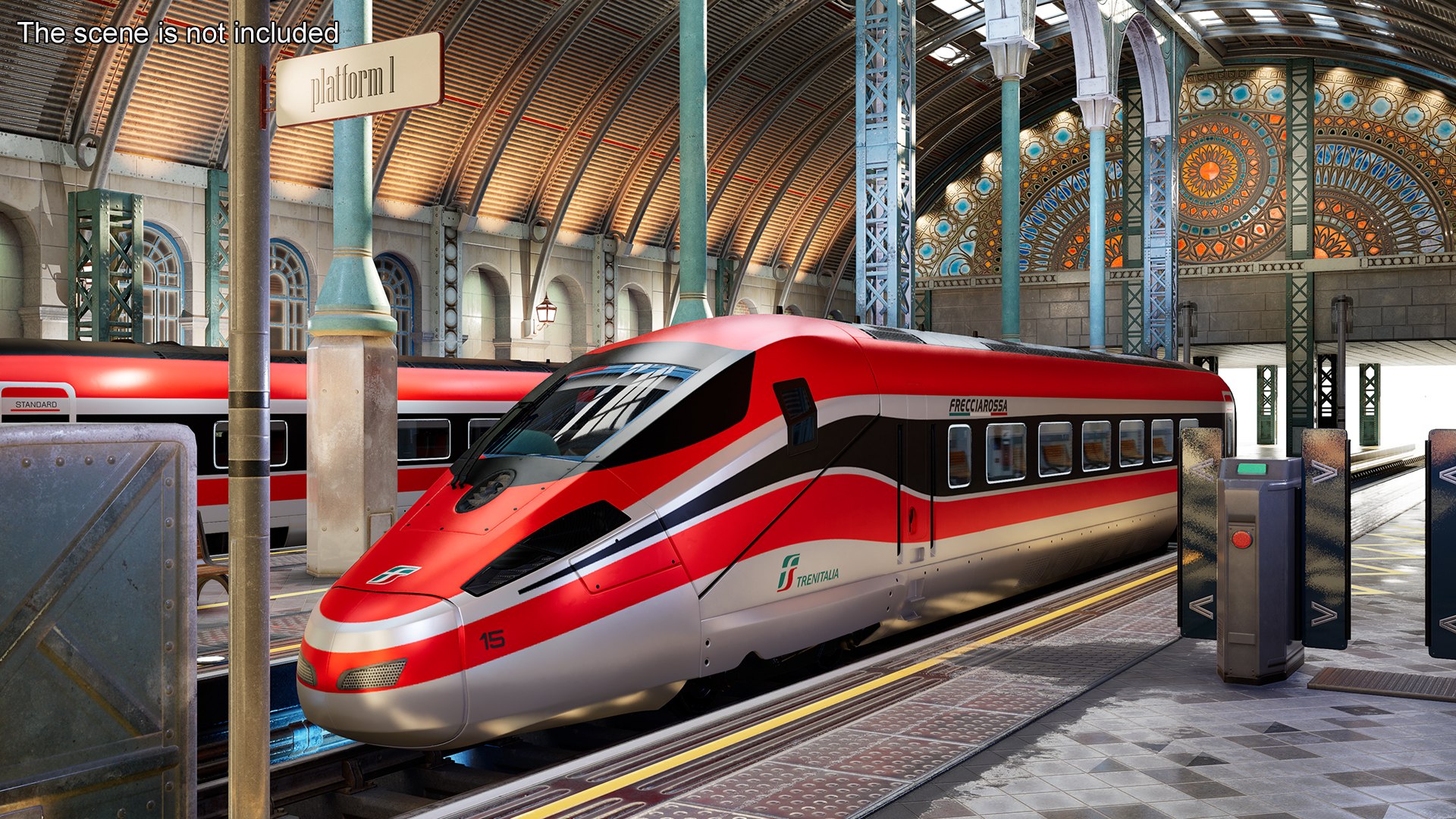 ETR1000 High Speed Train Locomotive model - TurboSquid 2092492