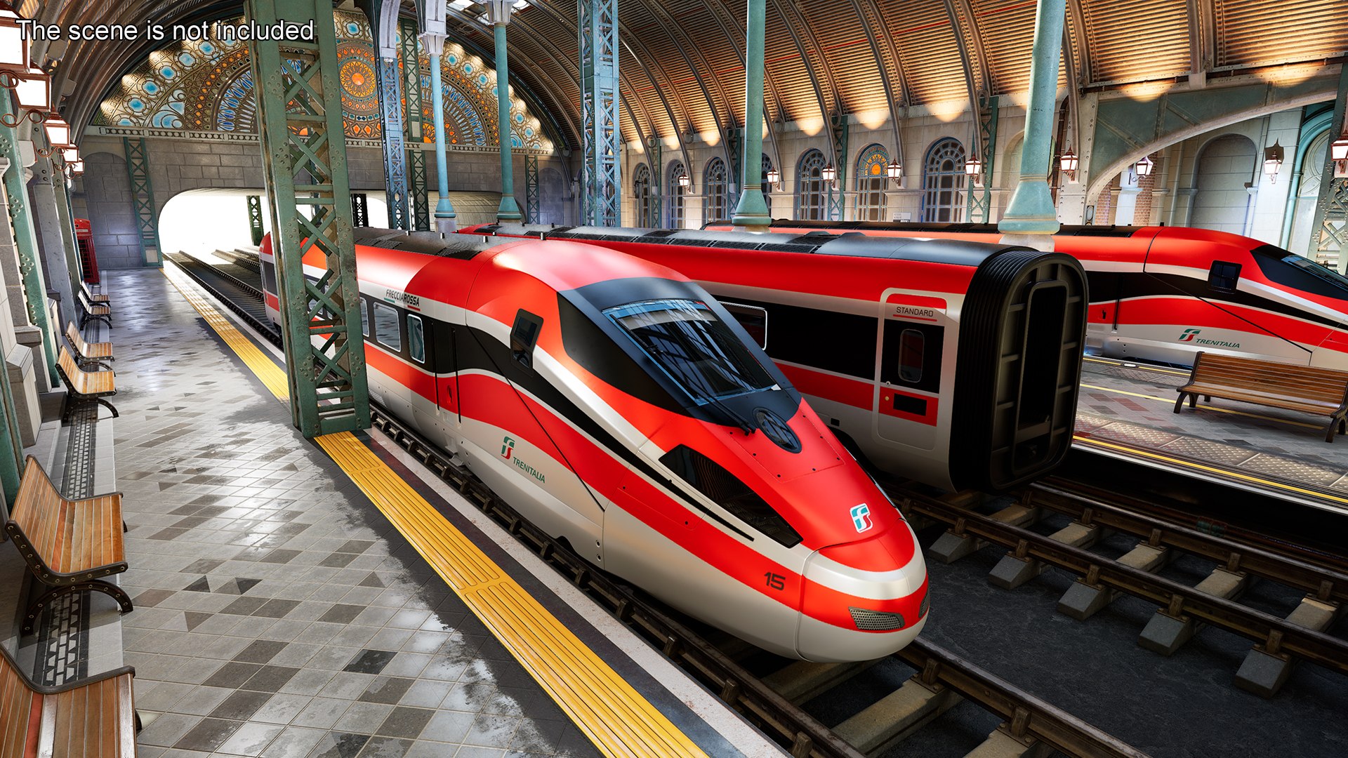 ETR1000 High Speed Train Locomotive model - TurboSquid 2092492