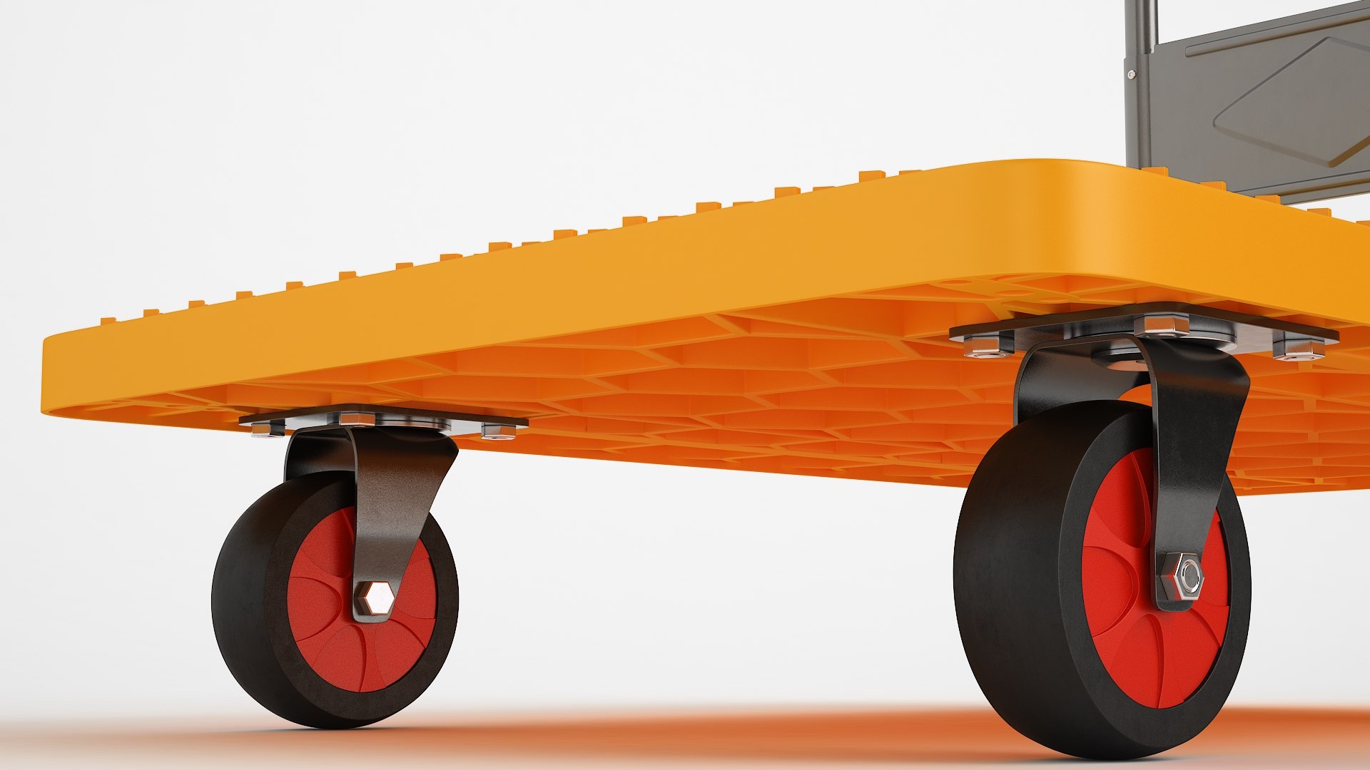 3D Model Platform Truck Push Cart Dolly 02 - TurboSquid 2211492