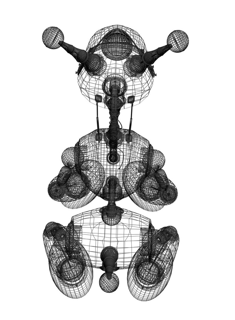 Hi Tech Robot 3d Model