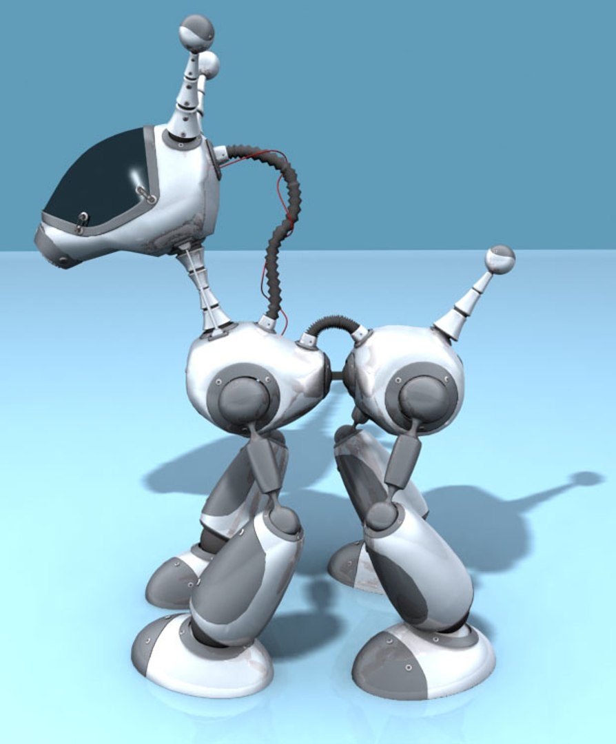 Hi Tech Robot 3d Model