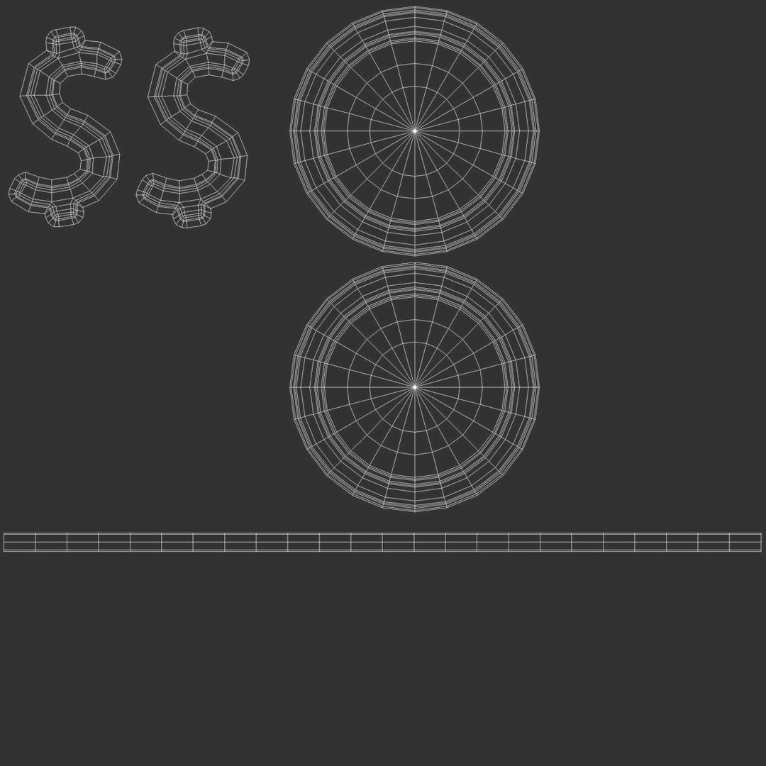 Dollar Coin 3D Model - TurboSquid 1544394