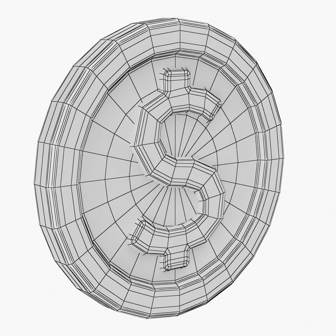 Dollar Coin 3D Model - TurboSquid 1544394