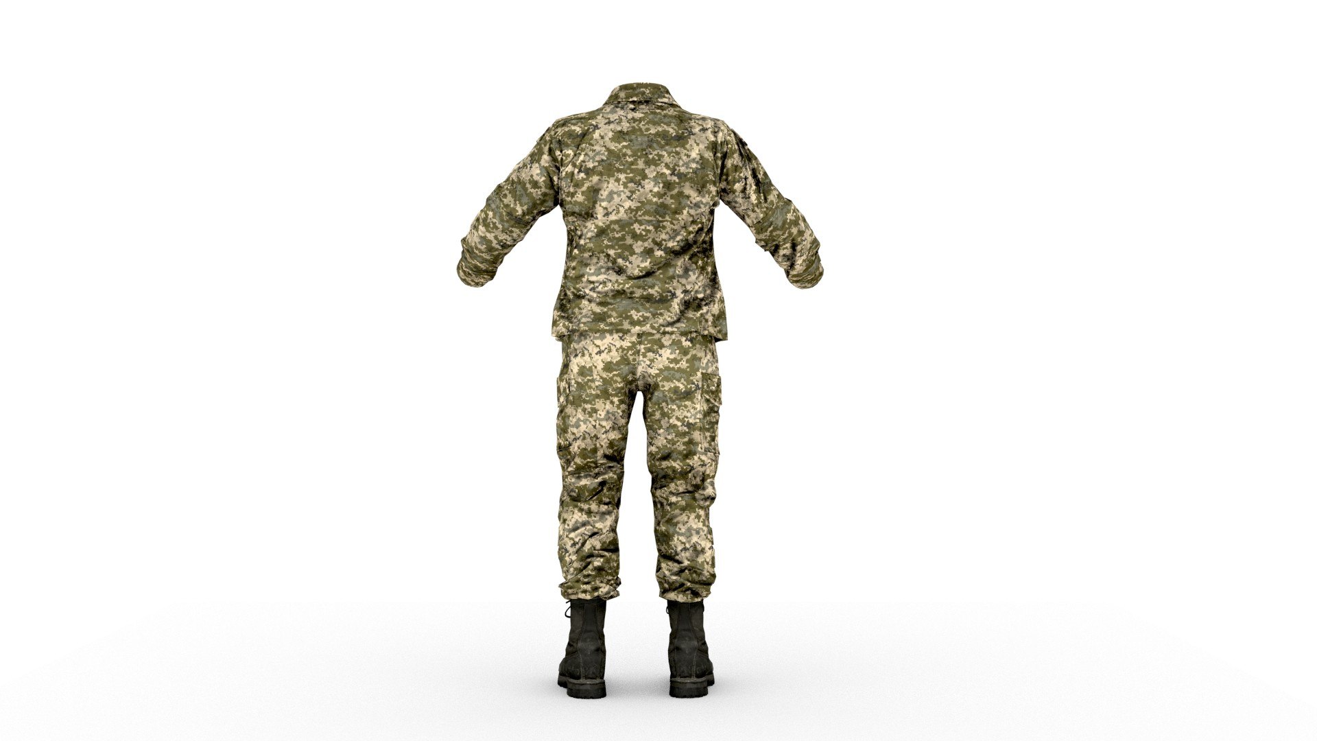 Military Soldier Uniform 3D Model - TurboSquid 2115646