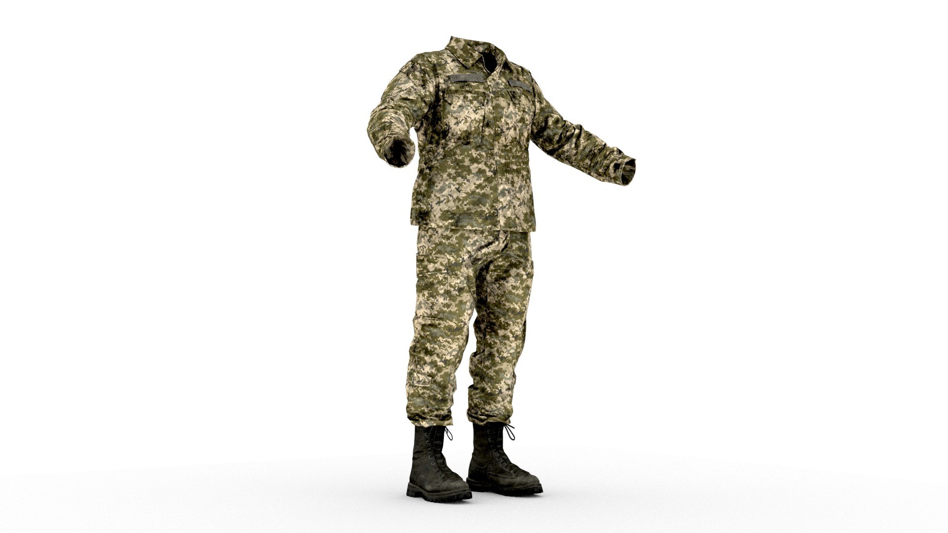 Military Soldier Uniform 3D Model - TurboSquid 2115646