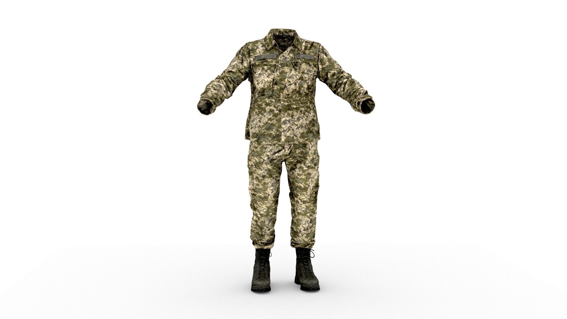 Military Soldier Uniform 3D Model - TurboSquid 2115646