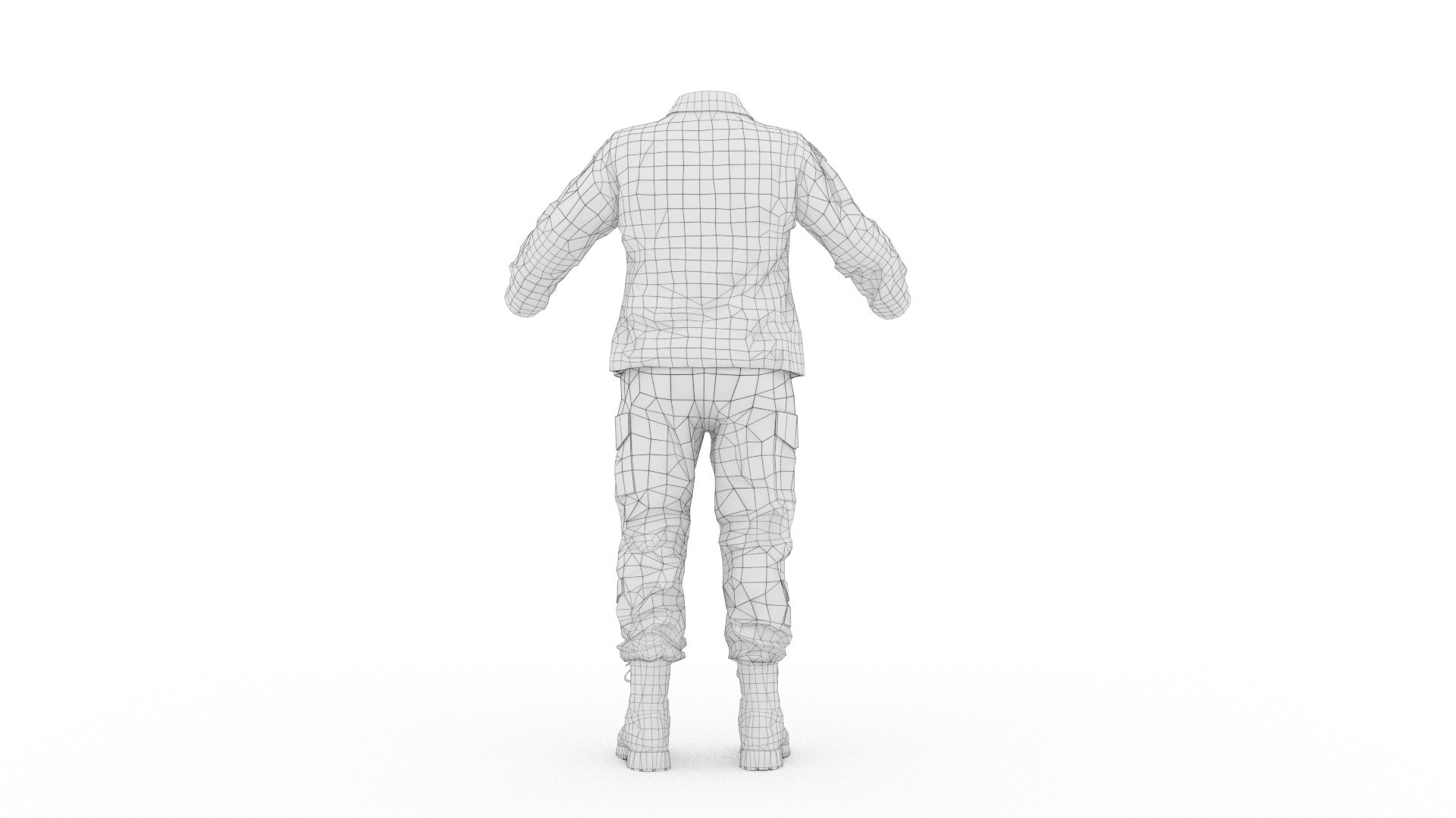 Military Soldier Uniform 3D Model - TurboSquid 2115646