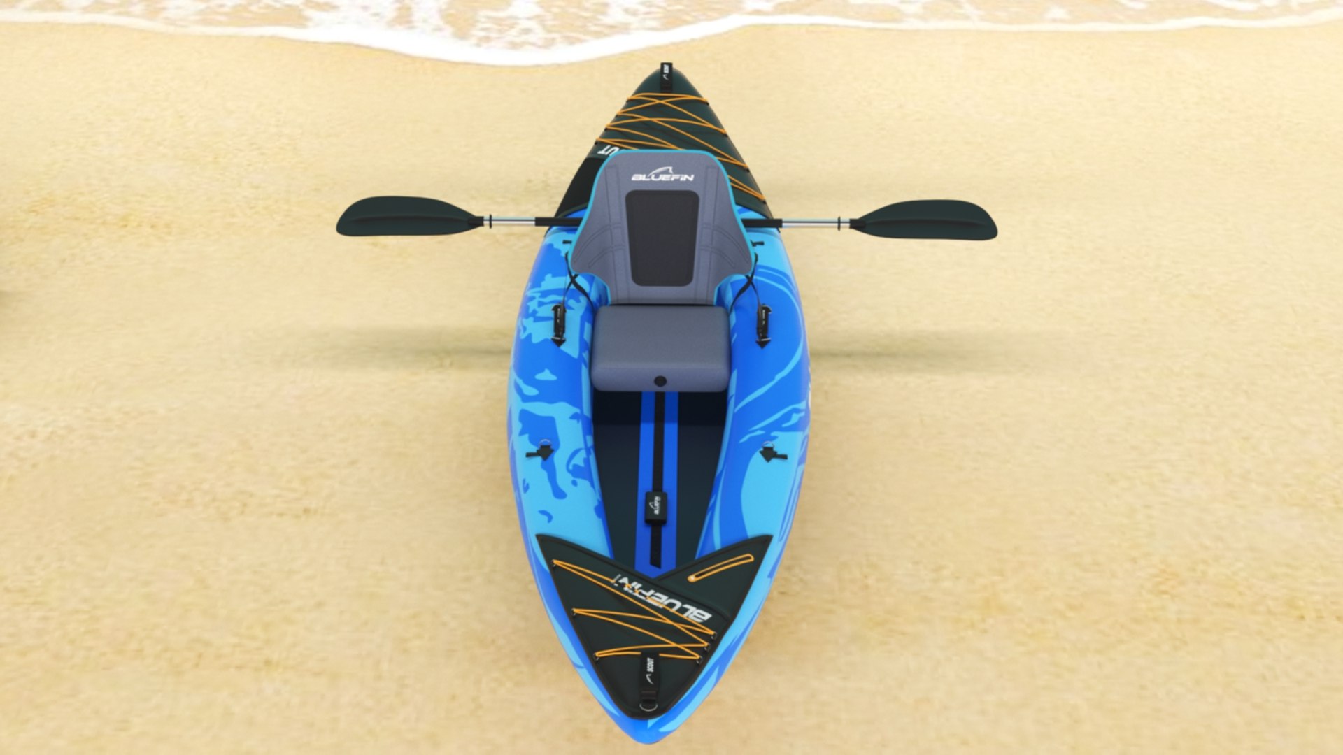 Premium Bluefin Ranger Scout Inflatable Kayak 3D Model - TurboSquid 2376850