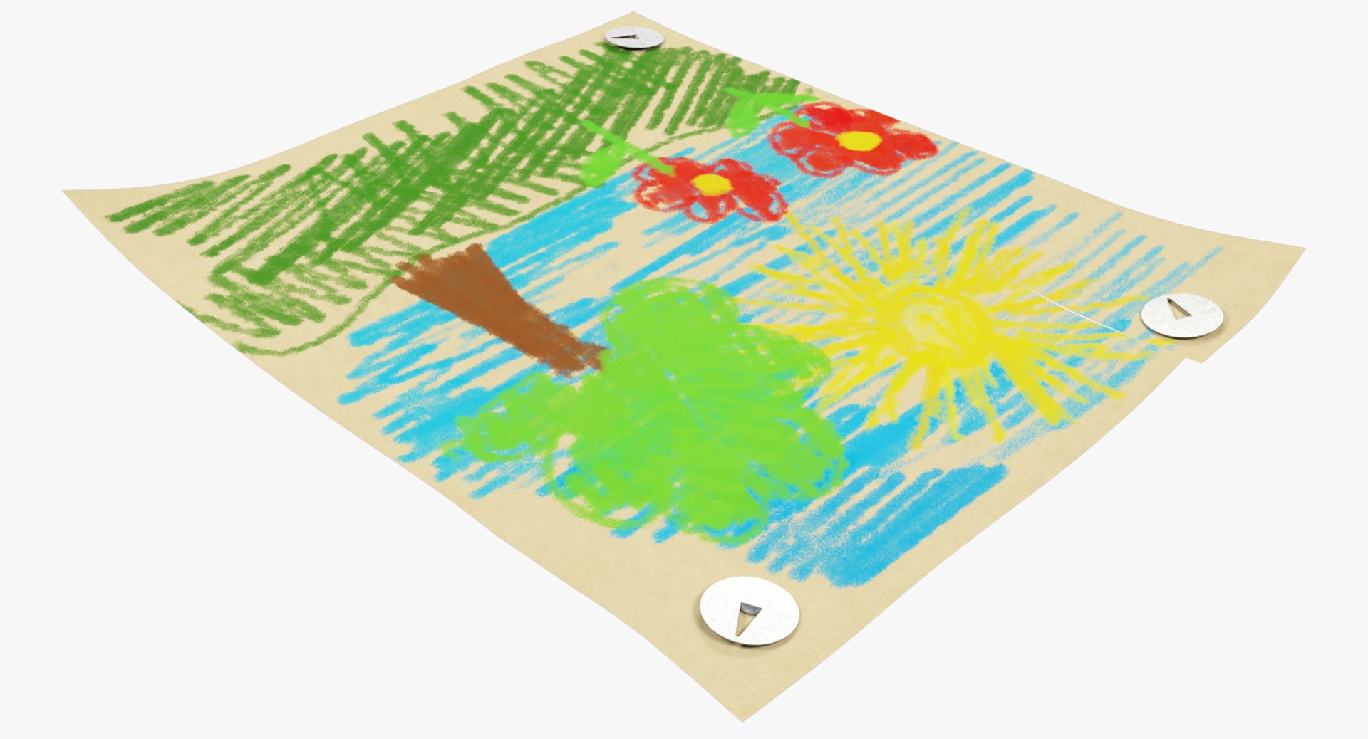 Children S Drawing 3D - TurboSquid 1391890