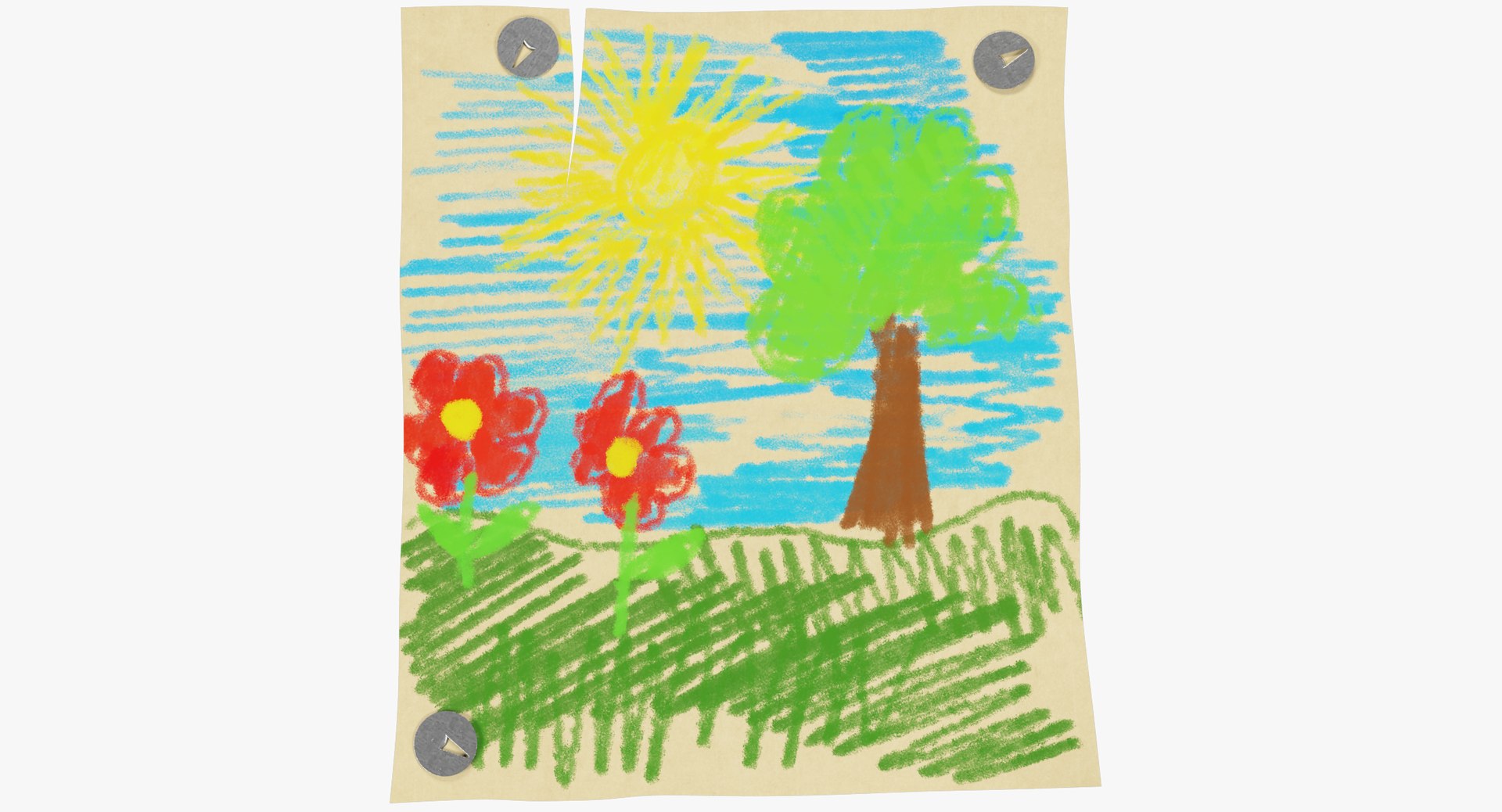 Children s drawing 3D - TurboSquid 1391890