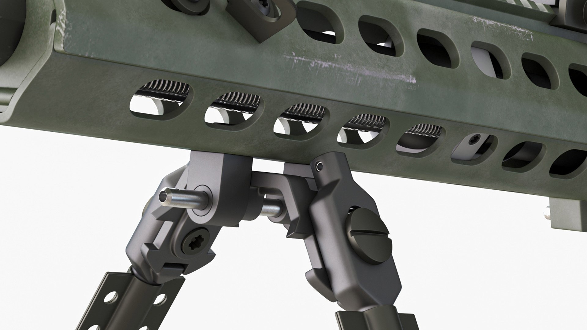 Tactical Sniper Rifle Barrett M107 With Scope 3D Model - TurboSquid 2382530