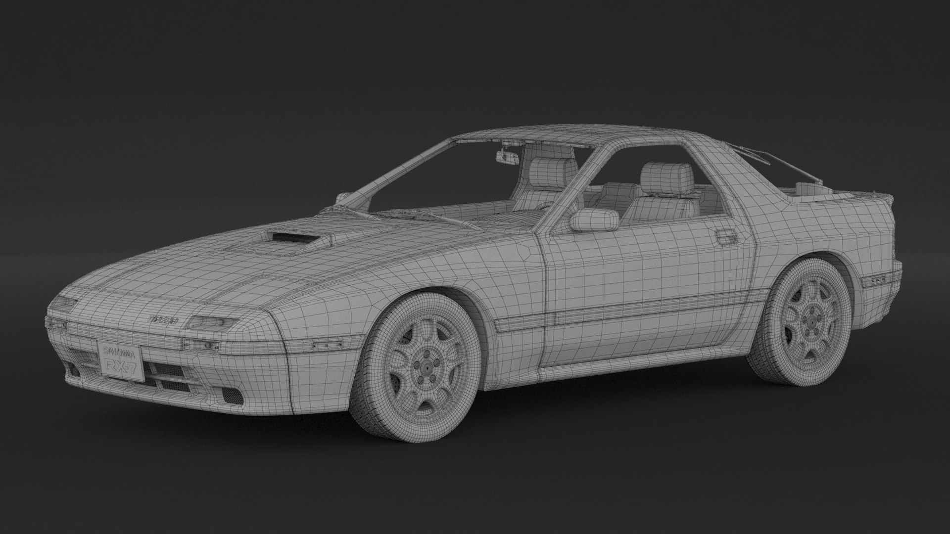 Mazda Rx-7 Fc 3D Model - TurboSquid 1471502