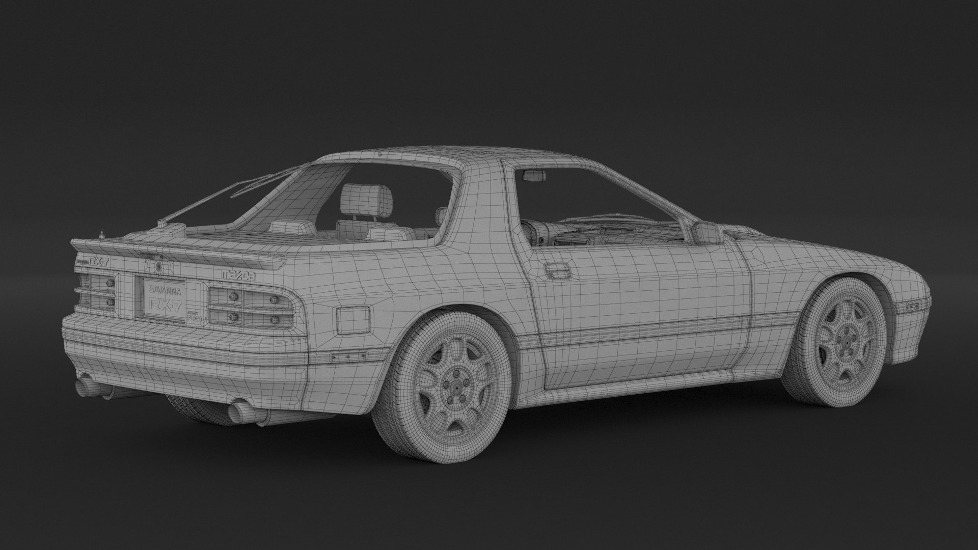 Mazda Rx-7 Fc 3D Model - TurboSquid 1471502