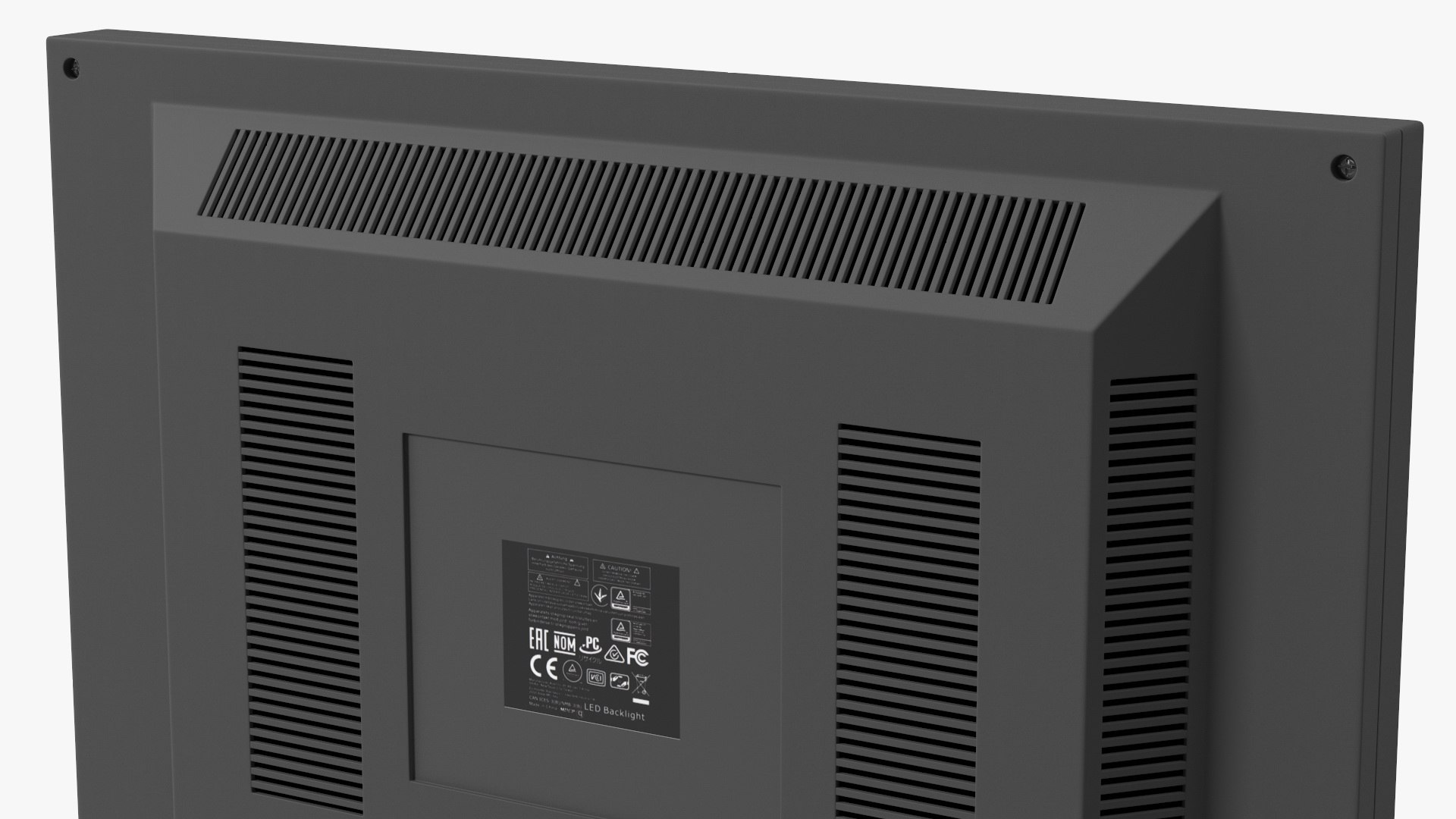 Generic Monitor With Control Panel 3D - TurboSquid 1886131