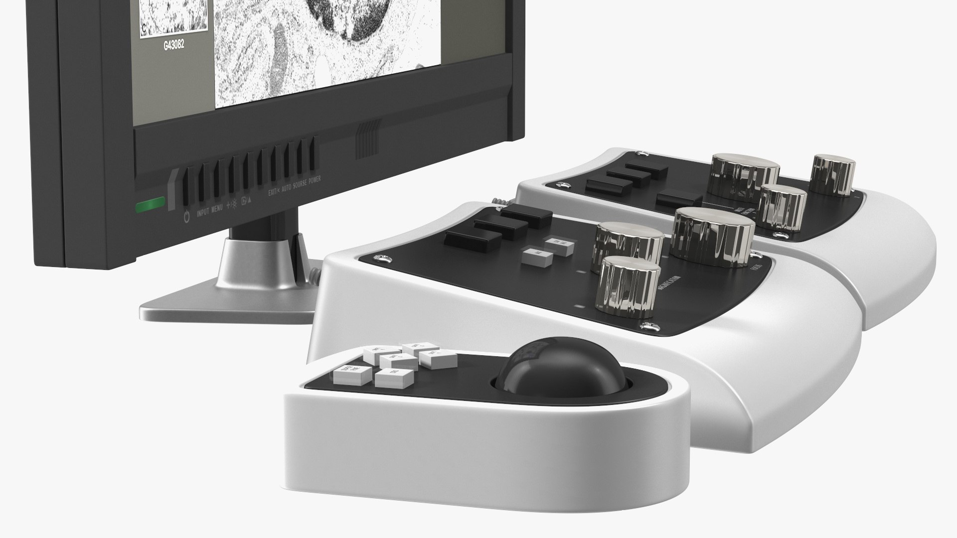 Generic Monitor With Control Panel 3D - TurboSquid 1886131