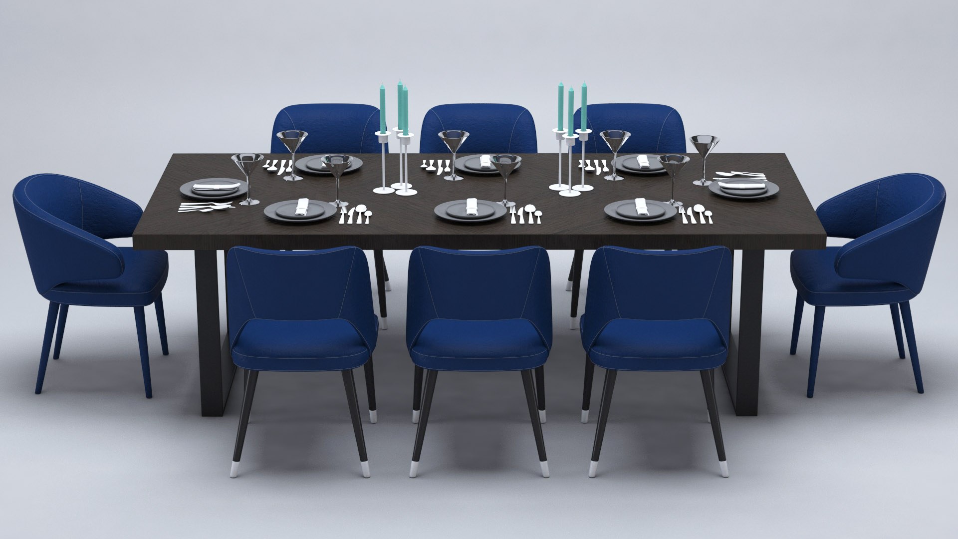 3D Dining Table 3D Model - TurboSquid 1812012