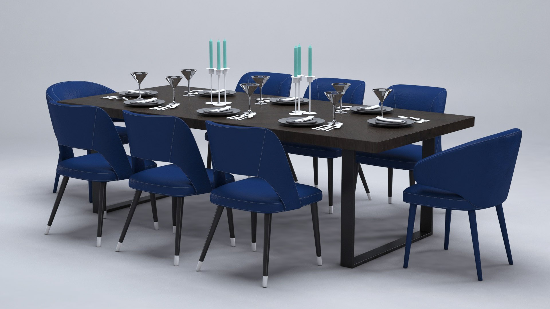 3D Dining Table 3D Model - TurboSquid 1812012