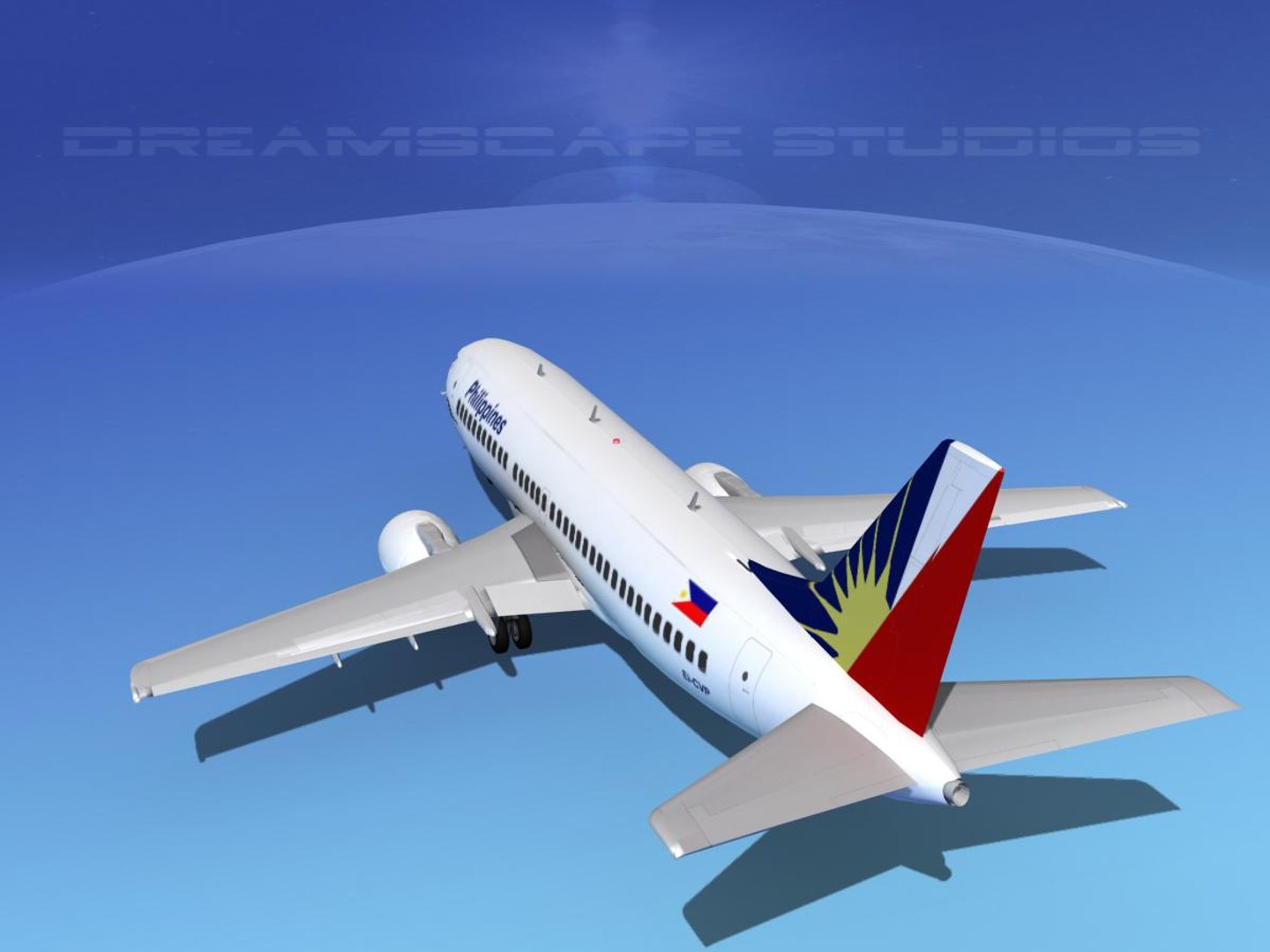 3d Boeing 737 737-300 Model