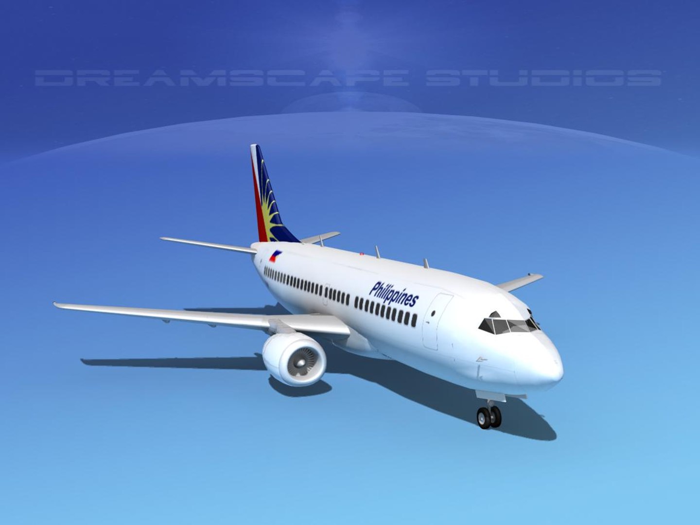 3d Boeing 737 737-300 Model