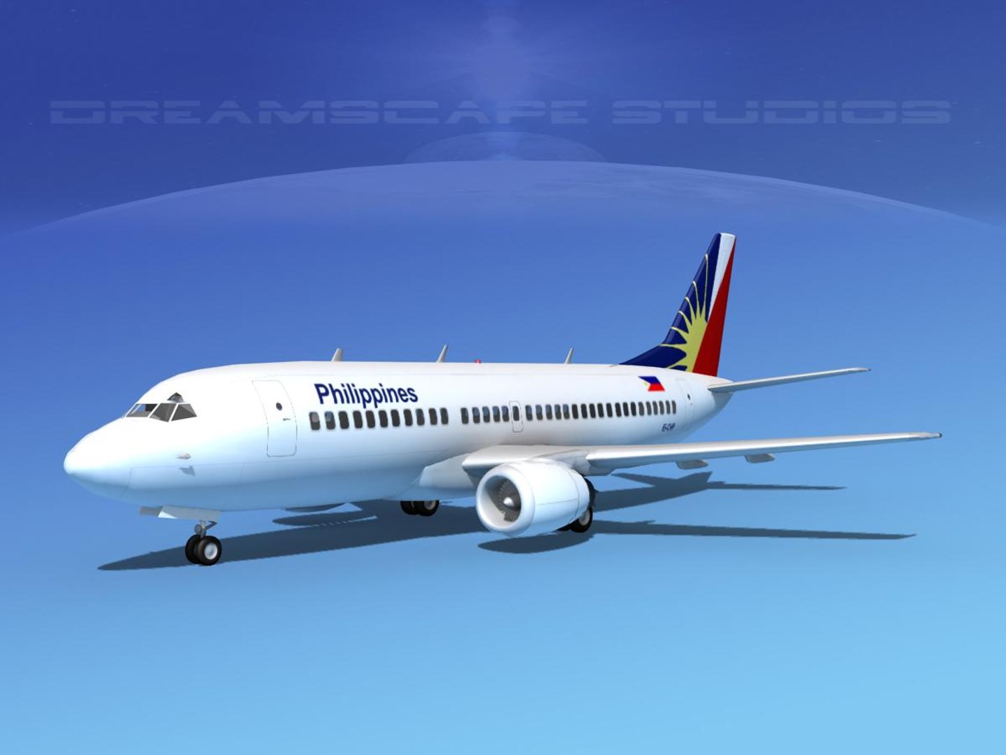 3d Boeing 737 737-300 Model