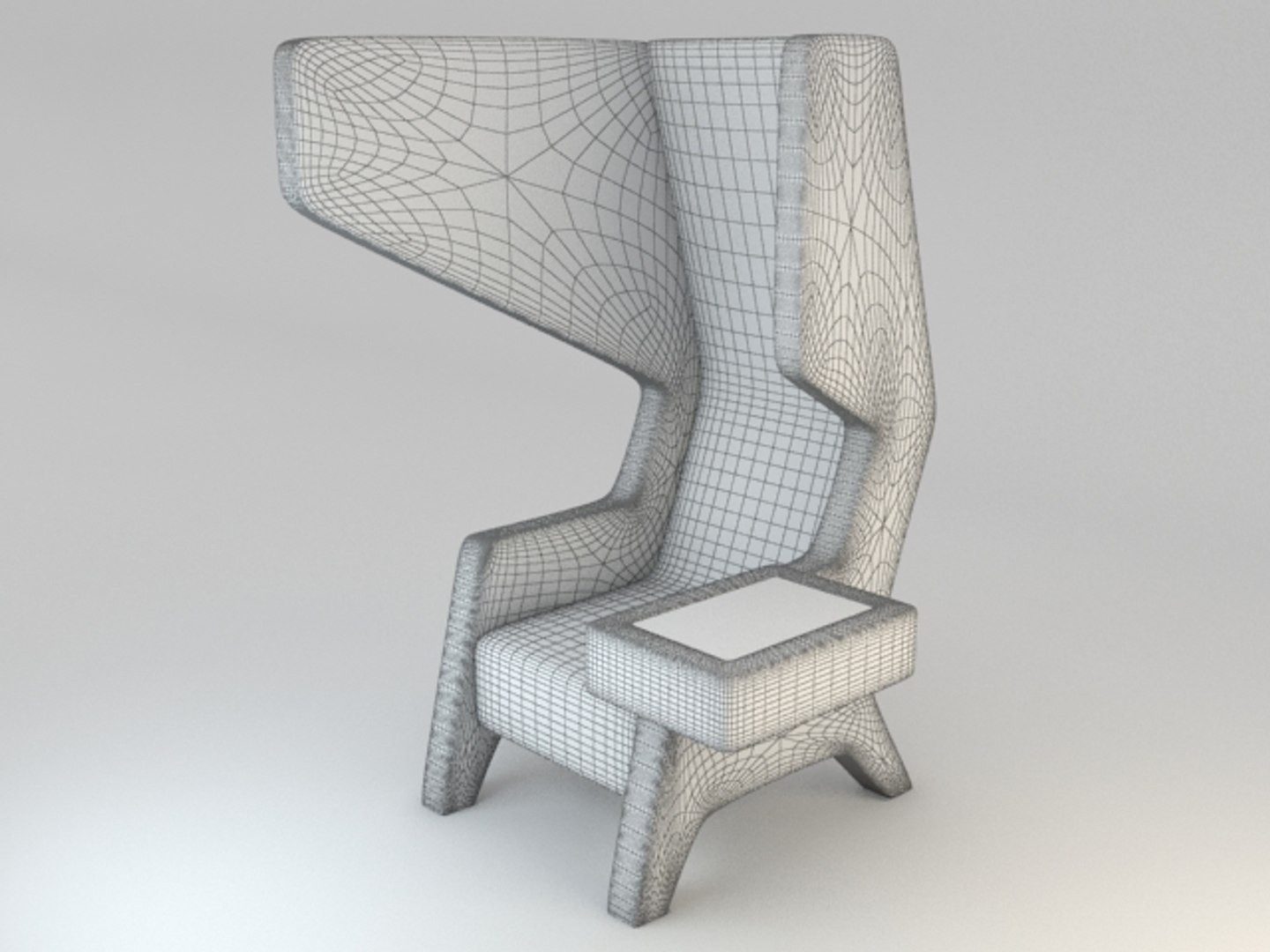 3d Model Ear Chair