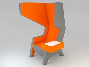 metro chair 3d model