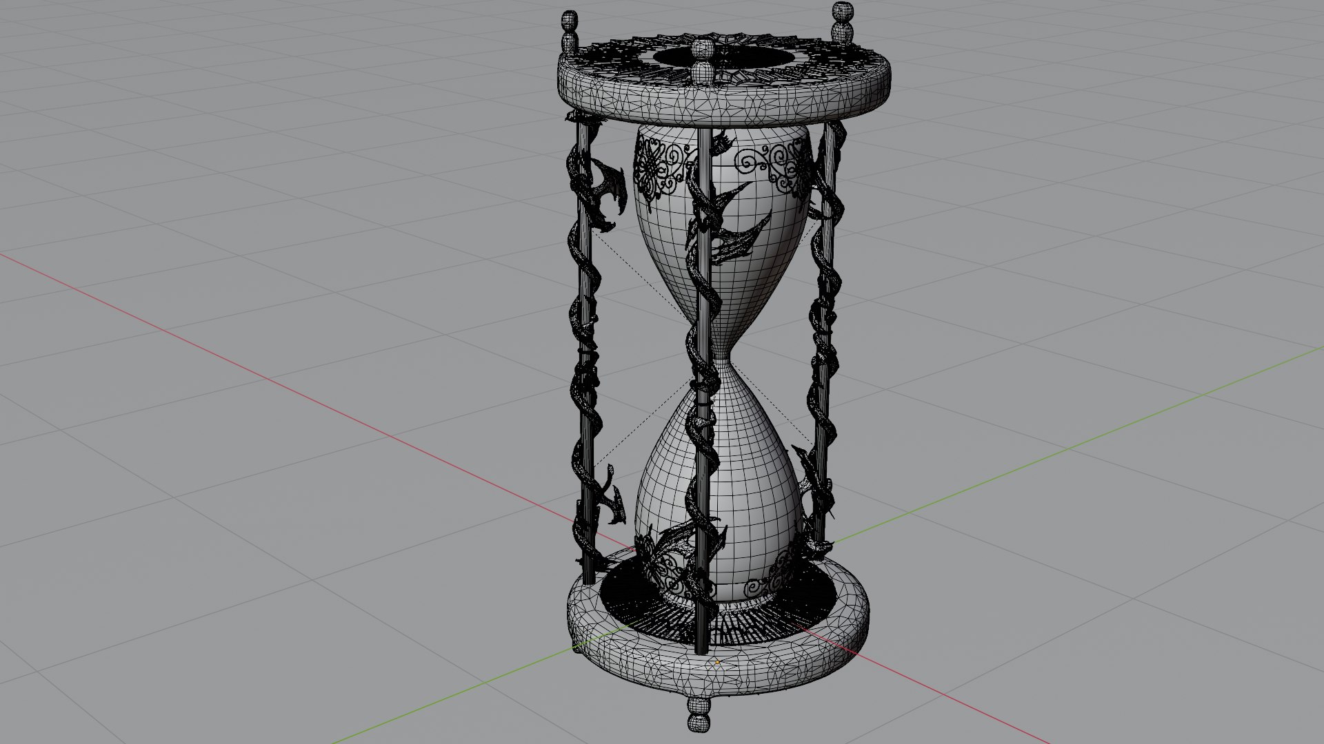 Hourglass 3D Model - TurboSquid 1915268