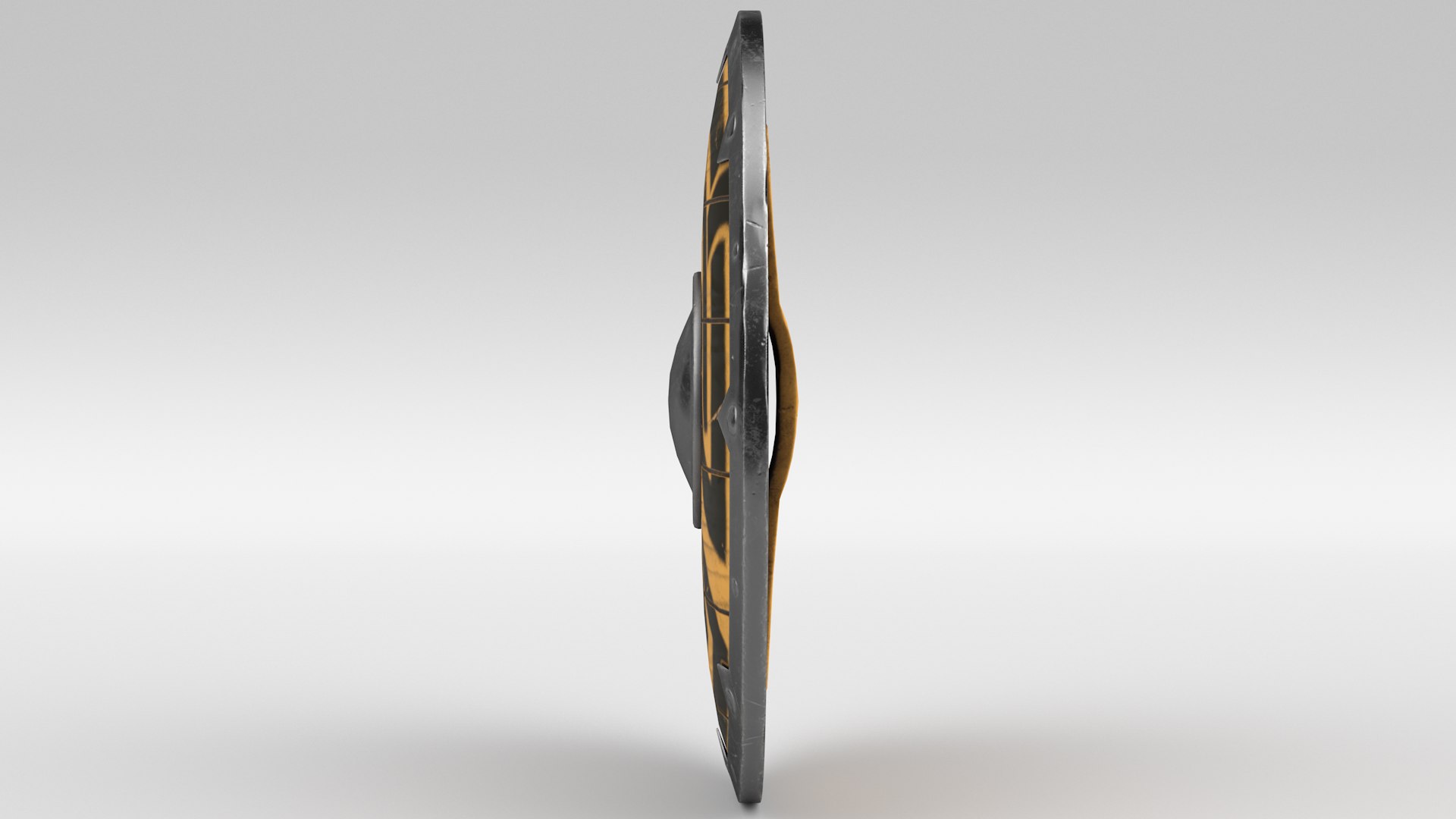 3D Model Yellow Viking Shield - TurboSquid 1739849