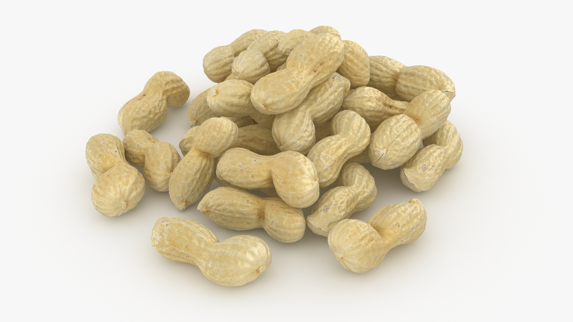 Pile Of Peanuts 3D Model - TurboSquid 1977200