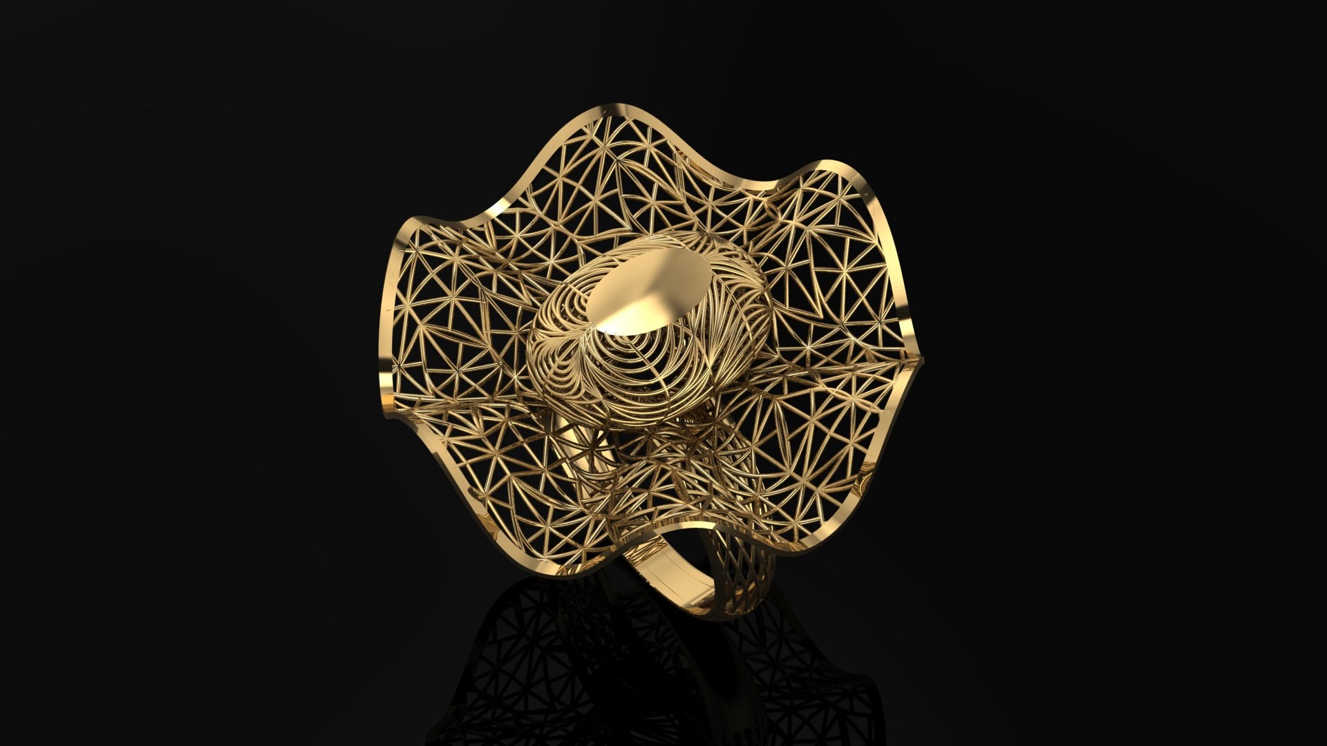 Gold Ring 3D Model - TurboSquid 1703005