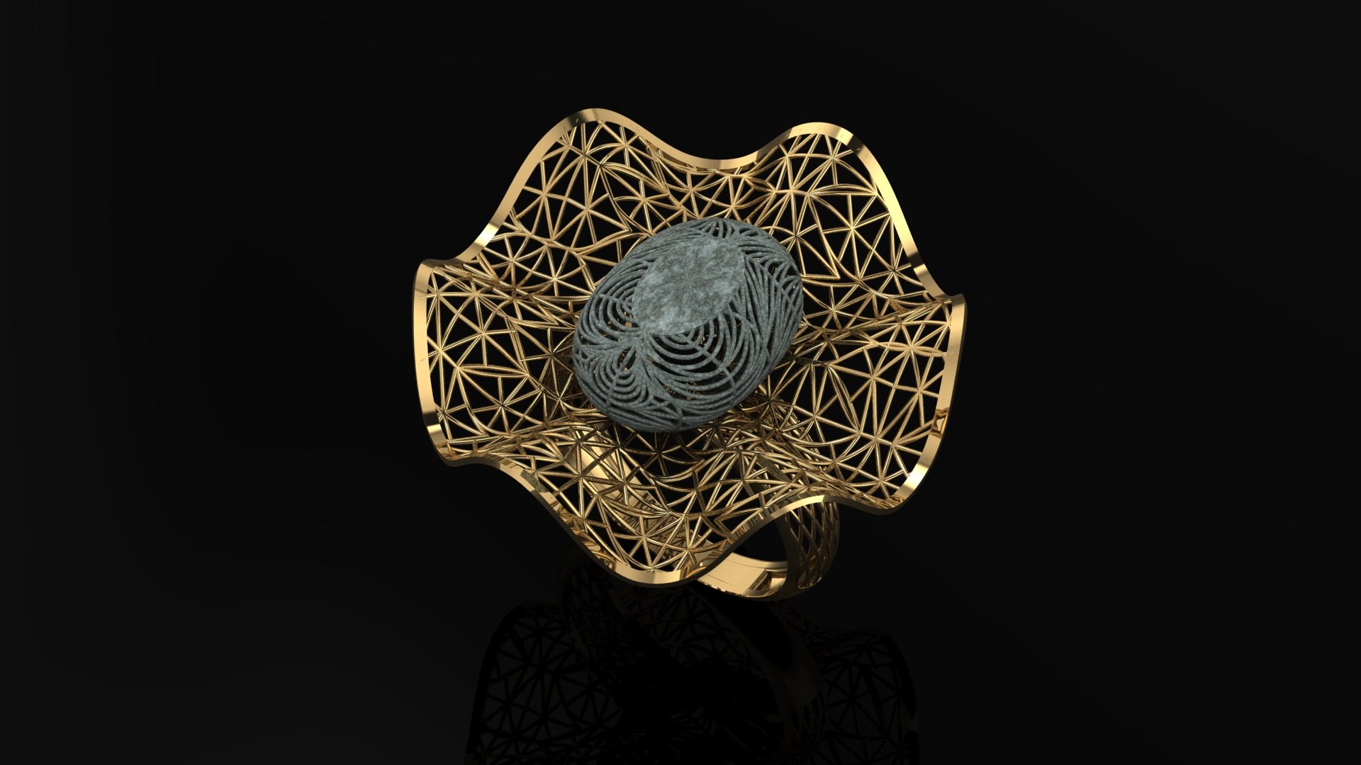 Gold Ring 3D Model - TurboSquid 1703005