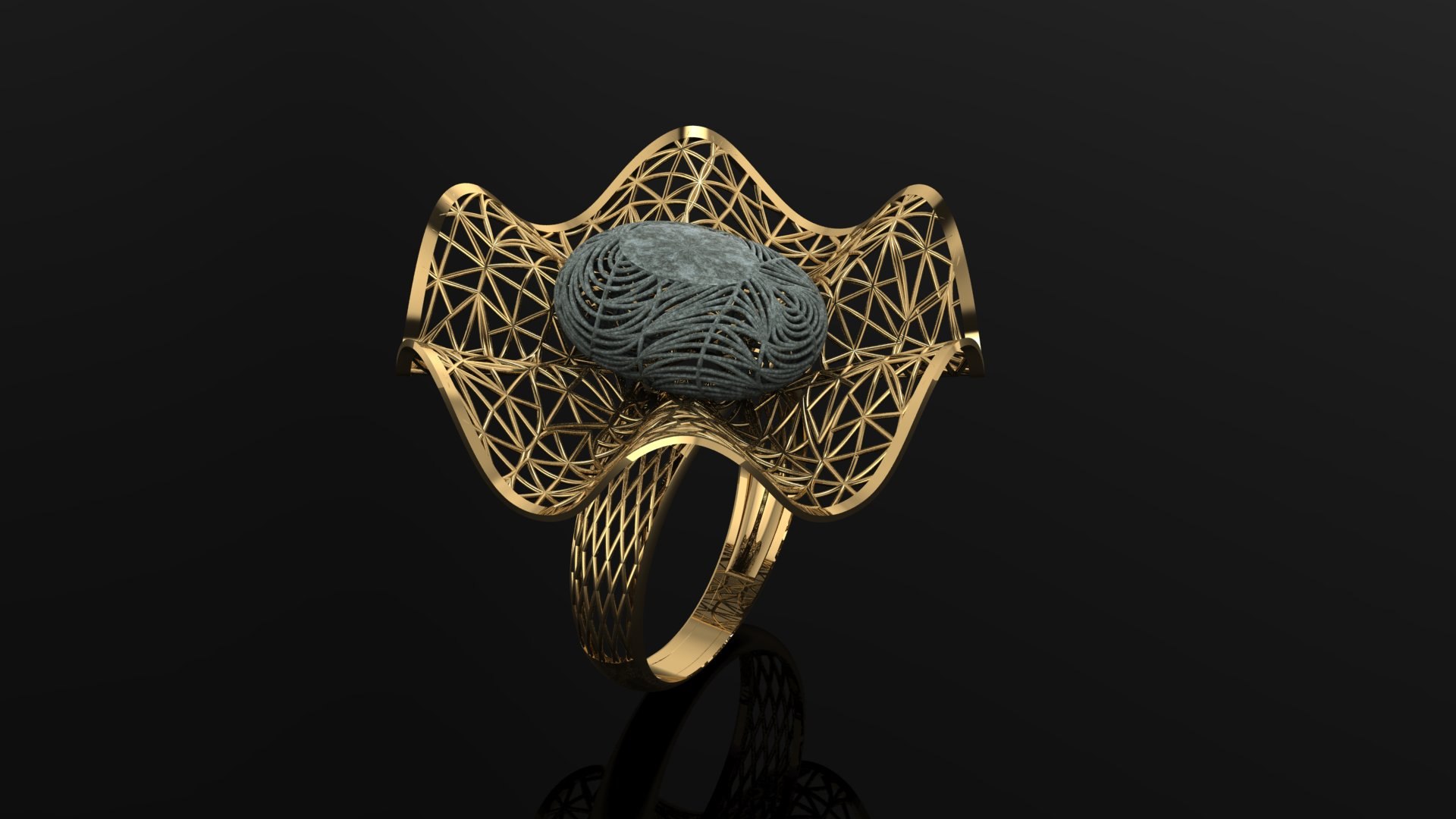 Gold Ring 3D Model - TurboSquid 1703005