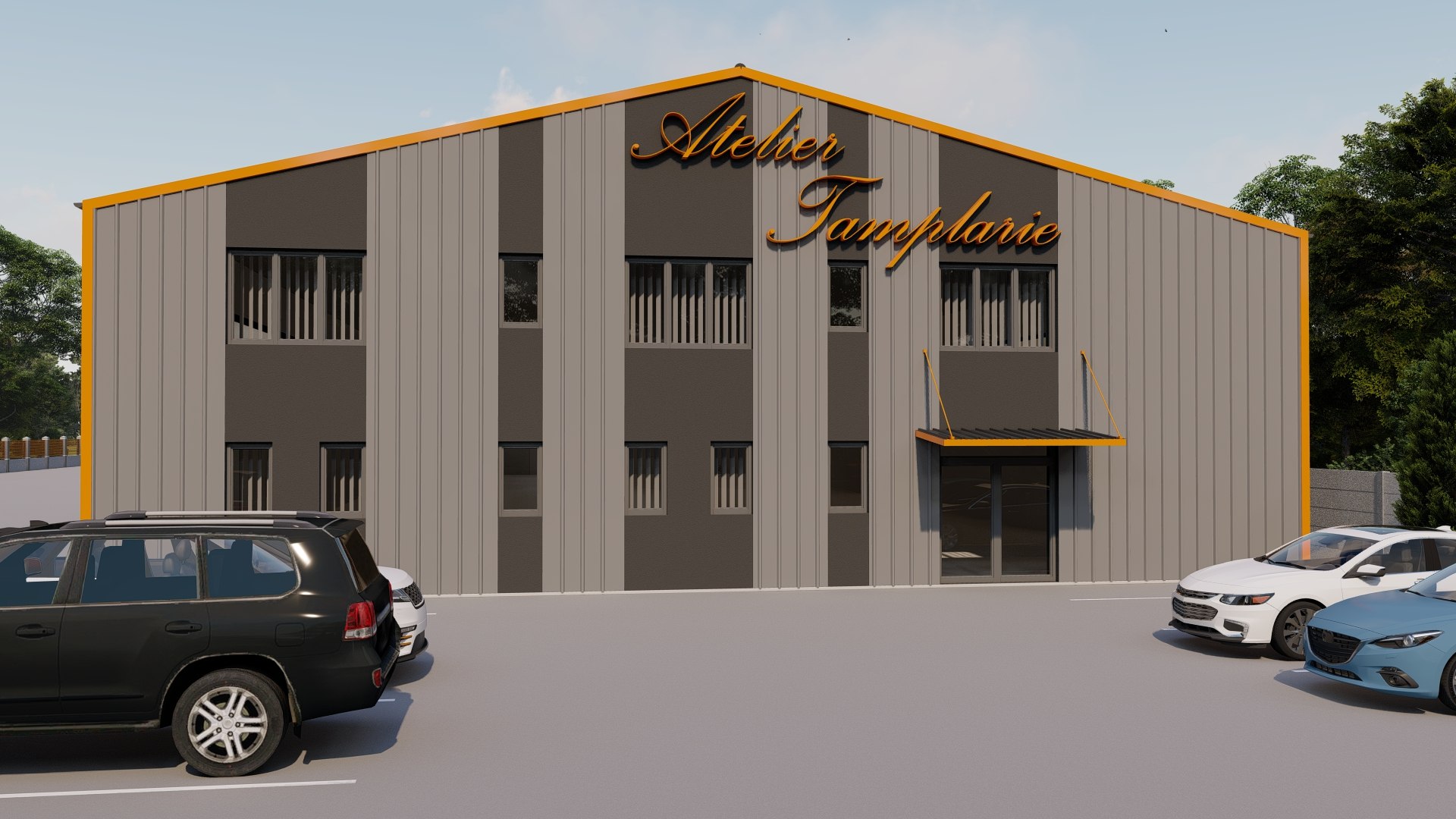 Deposit exterior modeling 3D model - TurboSquid 1833641