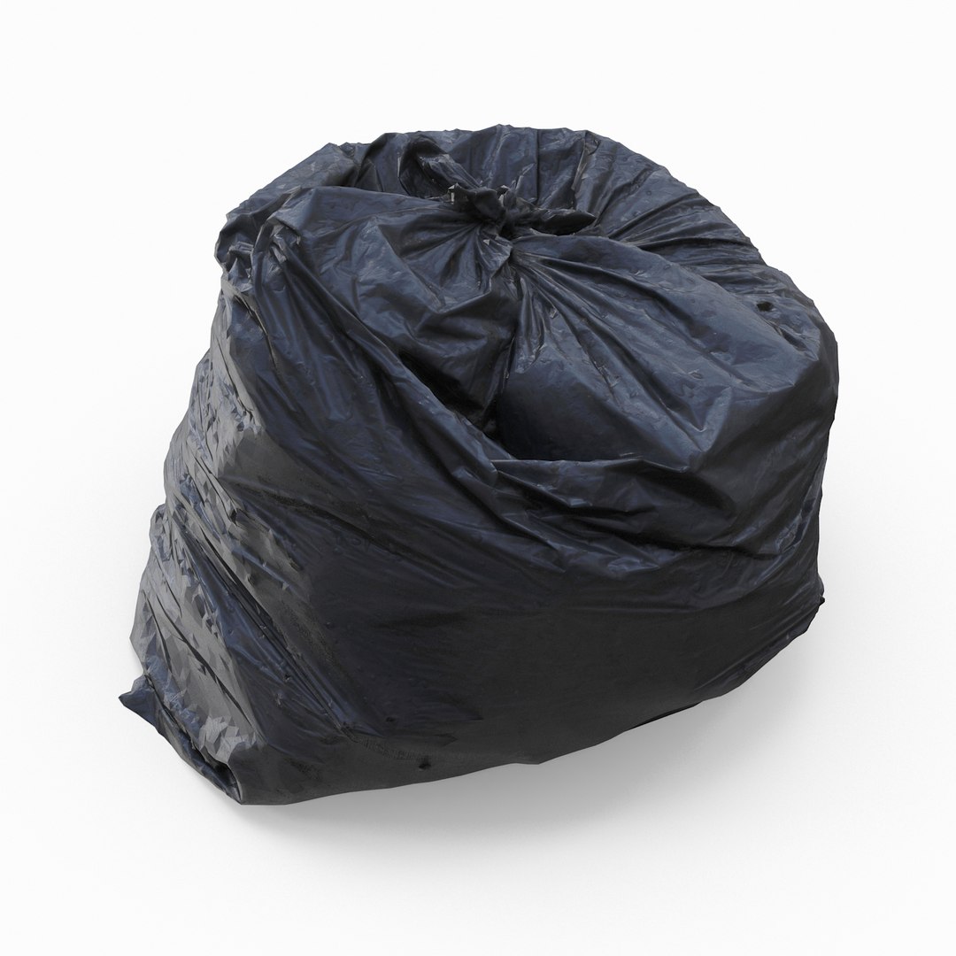 3D Bag Trash Model - TurboSquid 1190237