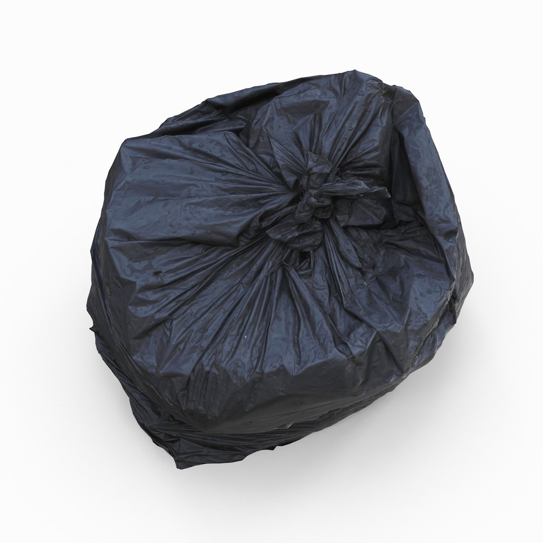 3D Bag Trash Model - TurboSquid 1190237