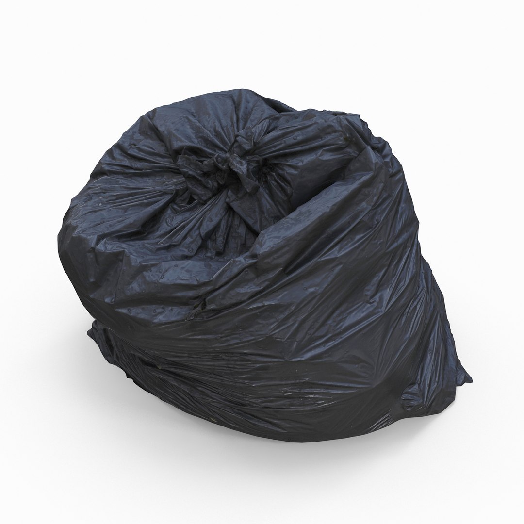 3D Bag Trash Model - TurboSquid 1190237