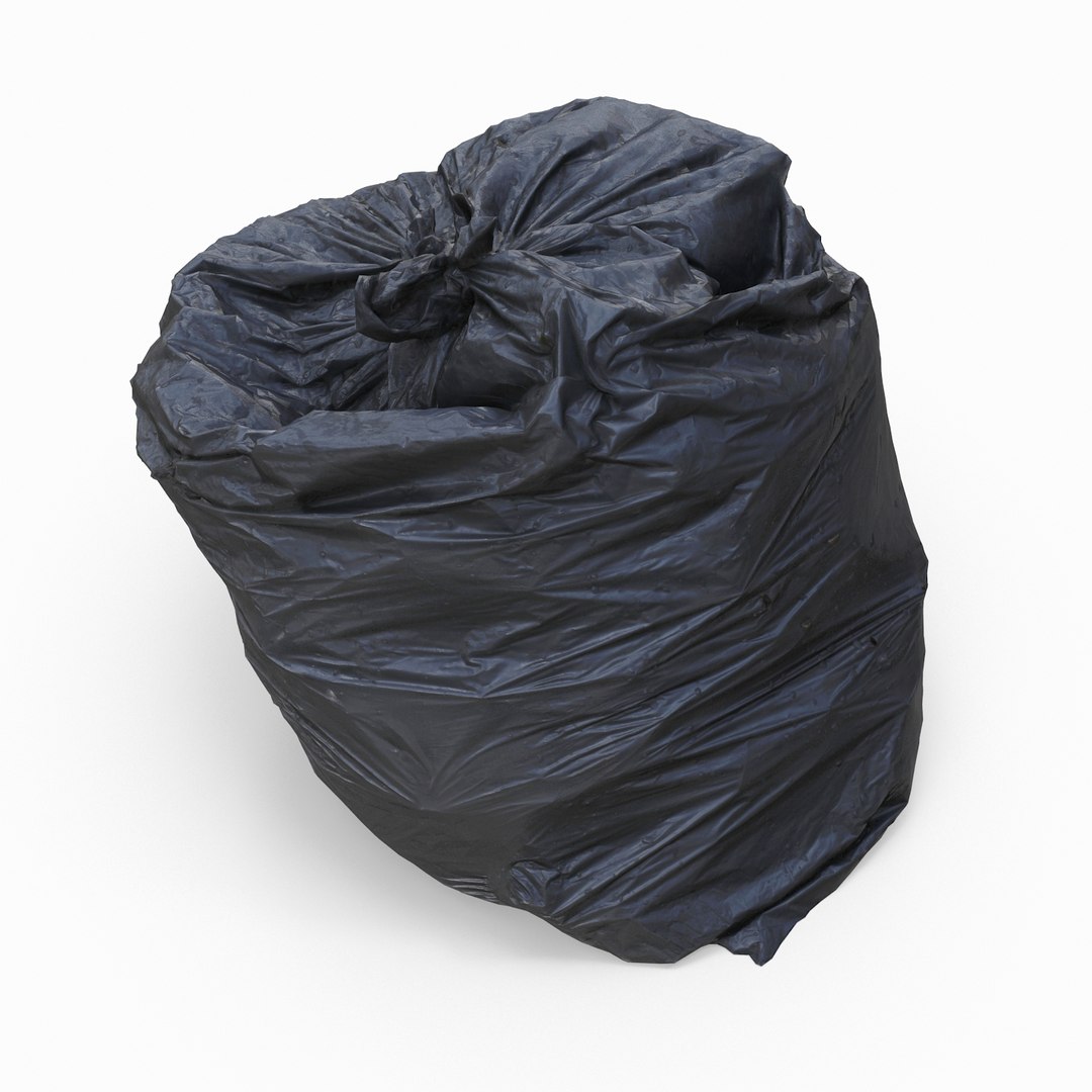 3D Bag Trash Model - TurboSquid 1190237